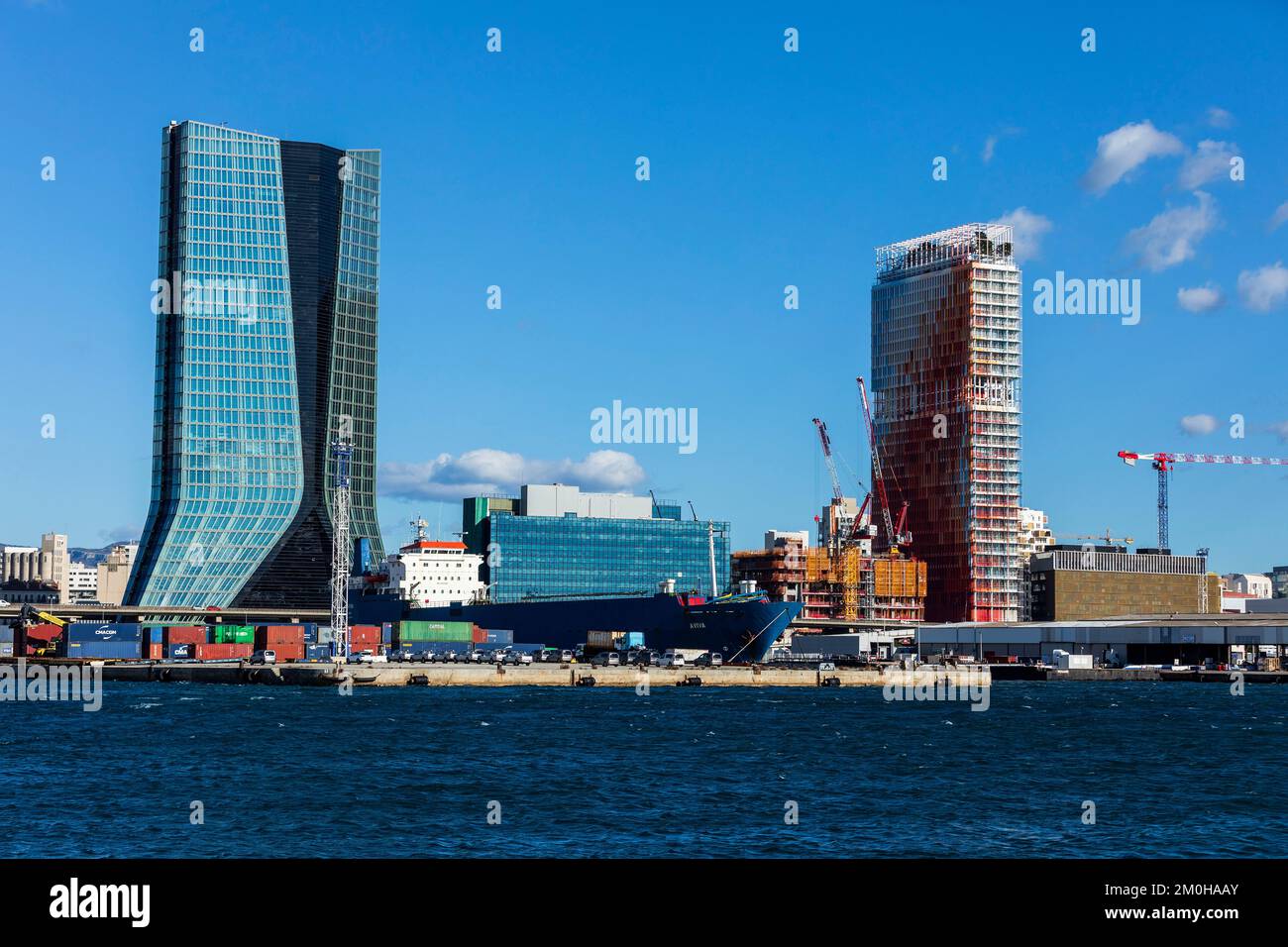 France, Bouches du Rhône, Marseille, zone euro-méditerranéenne, Grand ...