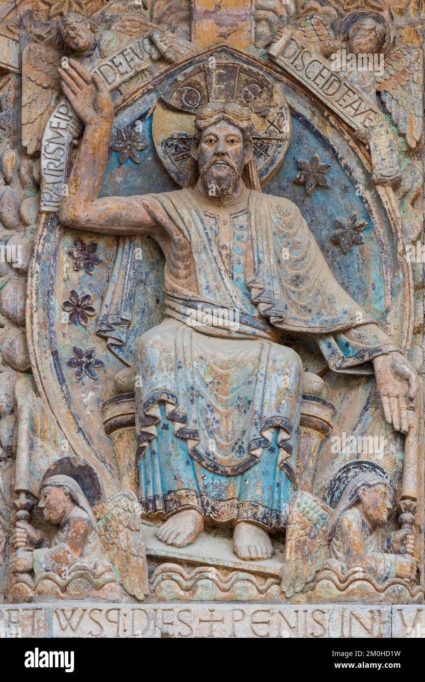 France, Aveyron, Conques, marqué l'un des plus beaux villages de France ...