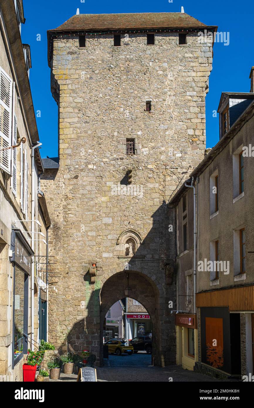 France, Creuse, la souterraine, scène sur la via Lemovicensis ou ...