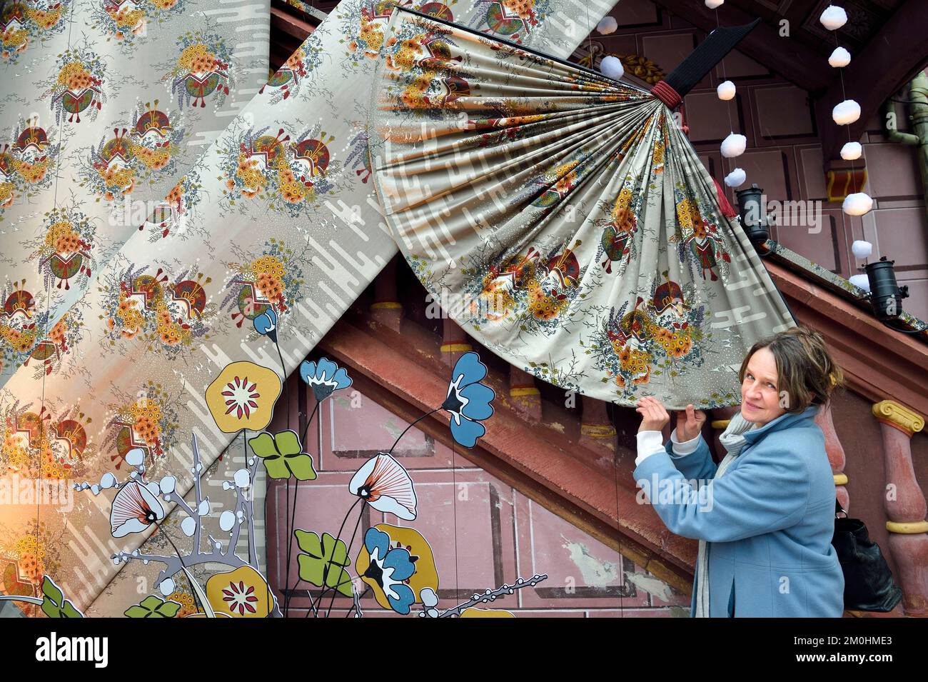 France, Haut Rhin, Mulhouse, Hôtel de ville, Marie-JO Gebel créateur du ...