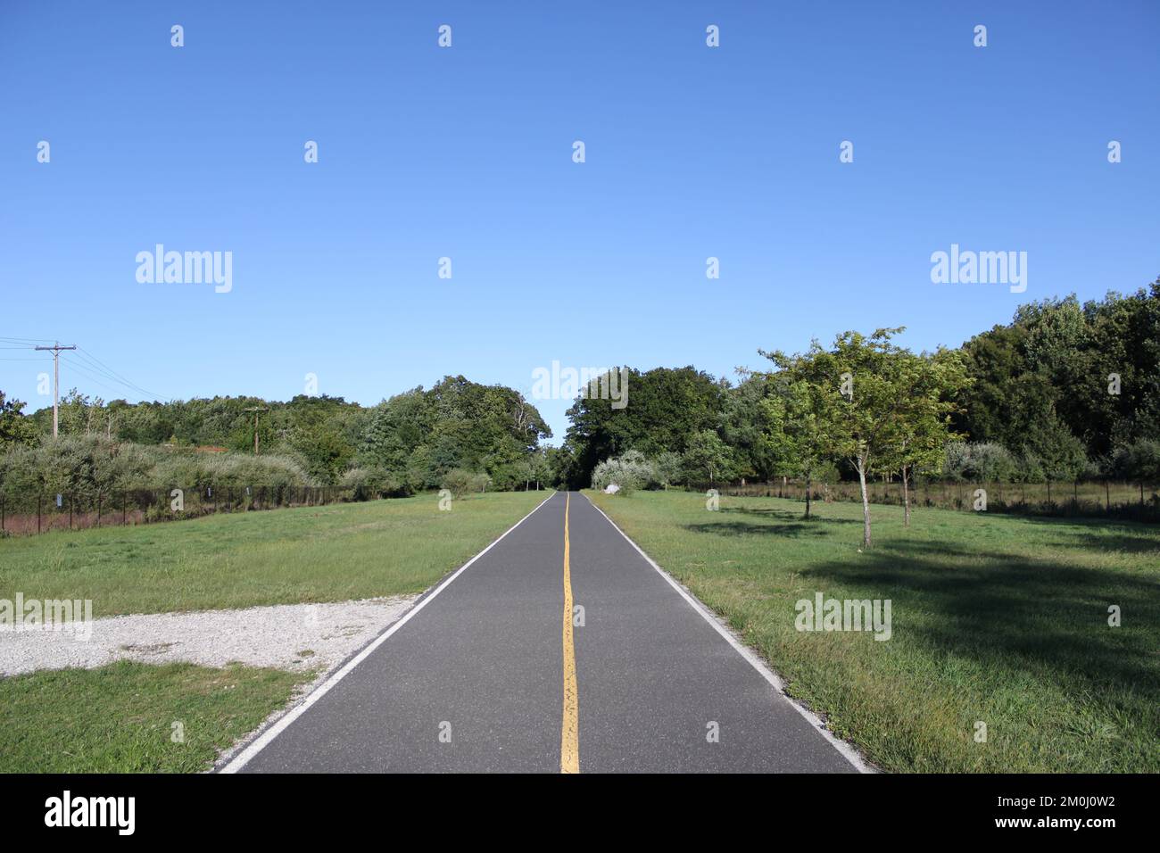 Sentier de la voie verte de setauket Banque de photographies et d ...