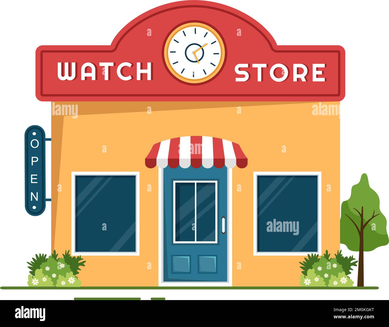 Watch store Banque d'images vectorielles - Alamy