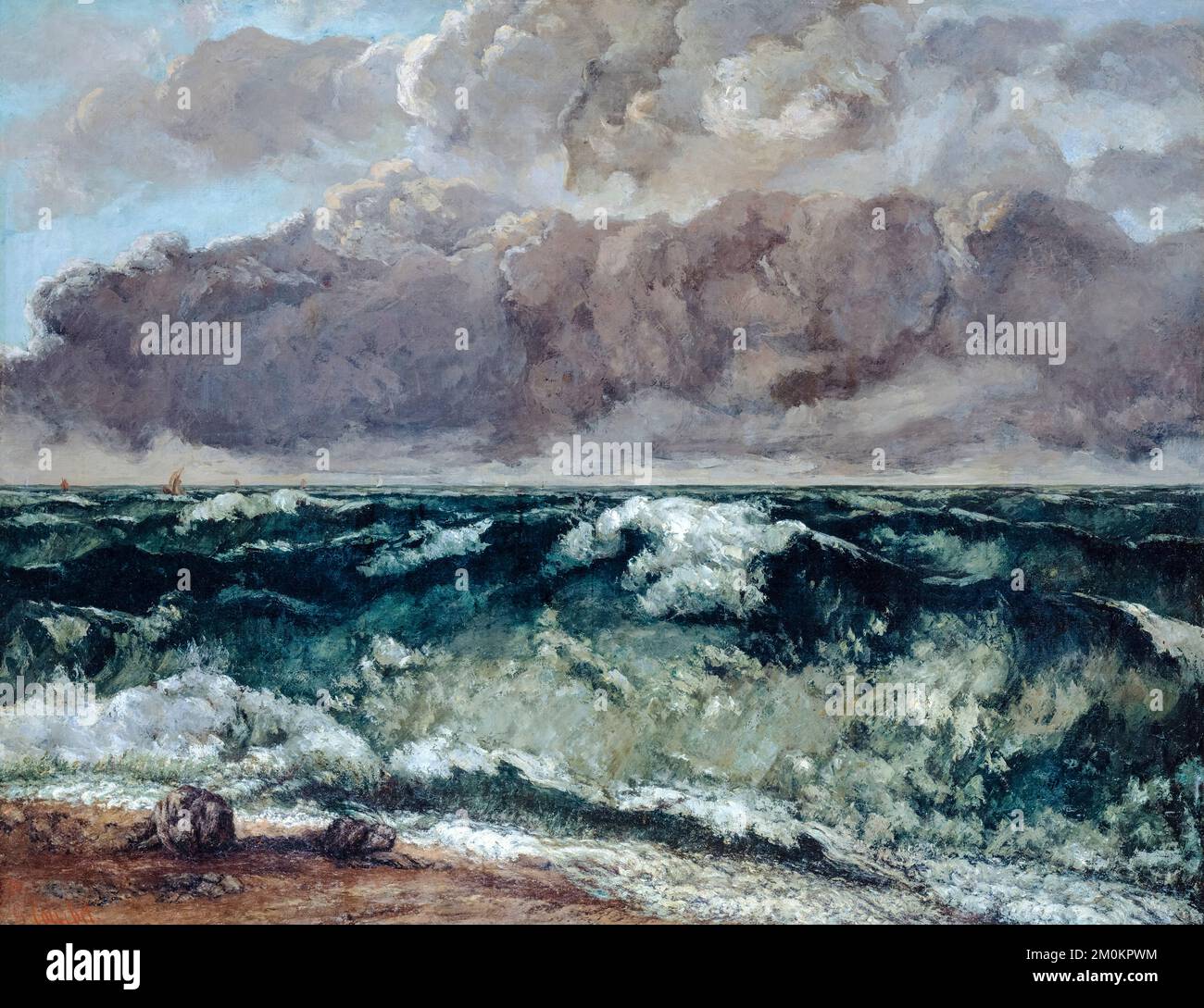 French gustave courbet marine Banque de photographies et d’images à haute résolution - Alamy