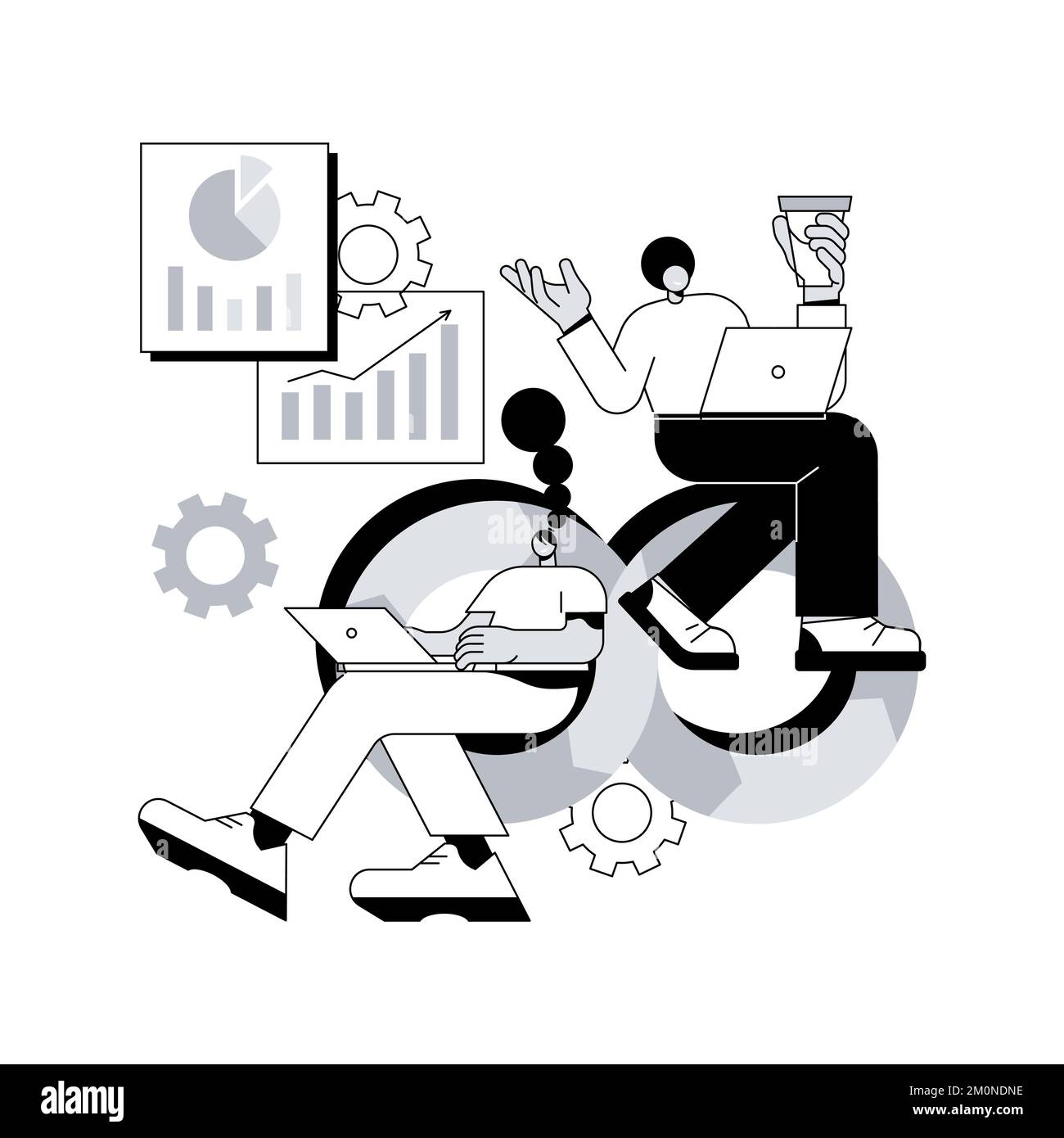 Role model cartoon Banque d'images vectorielles - Alamy