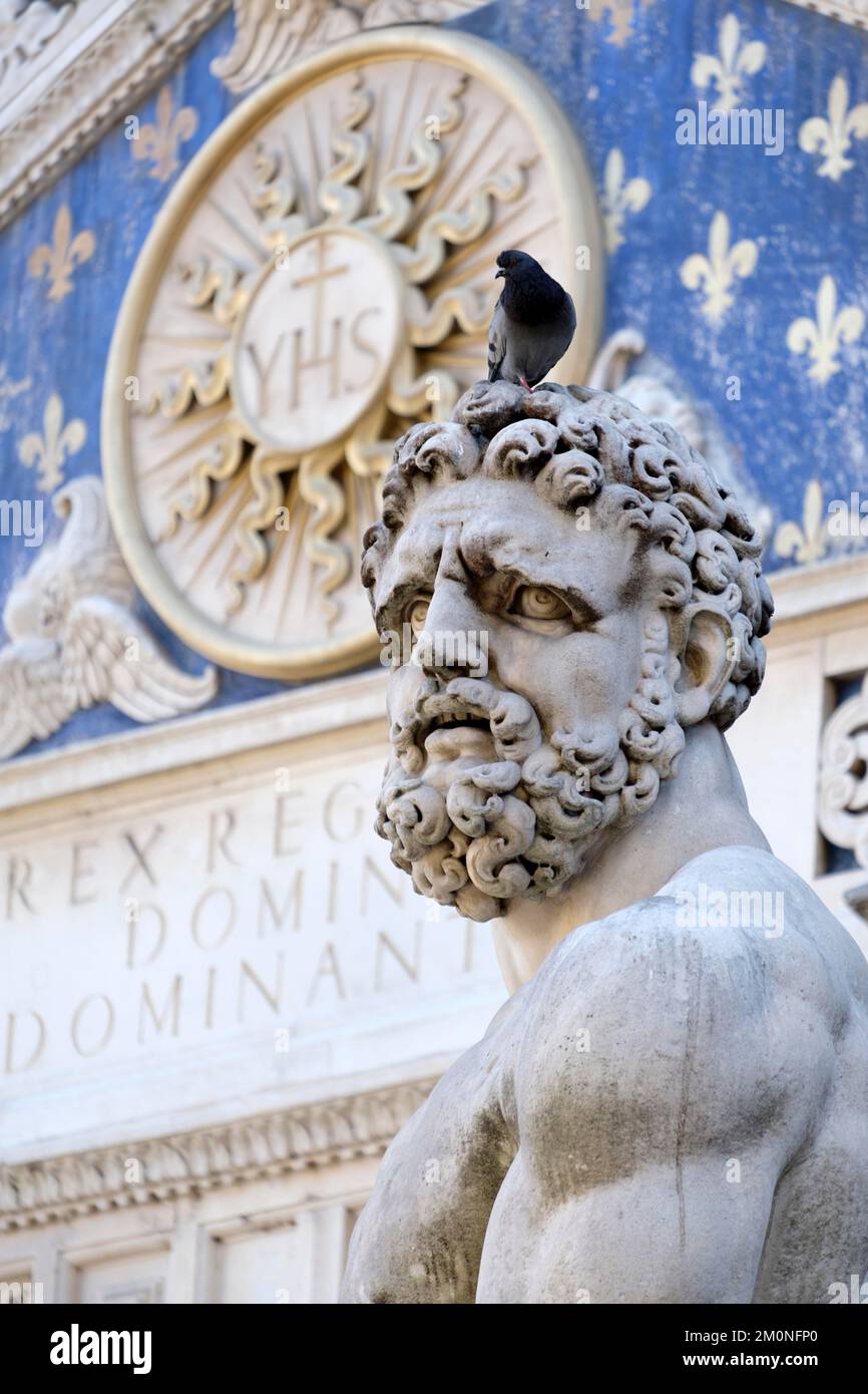 Hercules cacus sculpture baccio bandinelli Banque de photographies et d ...