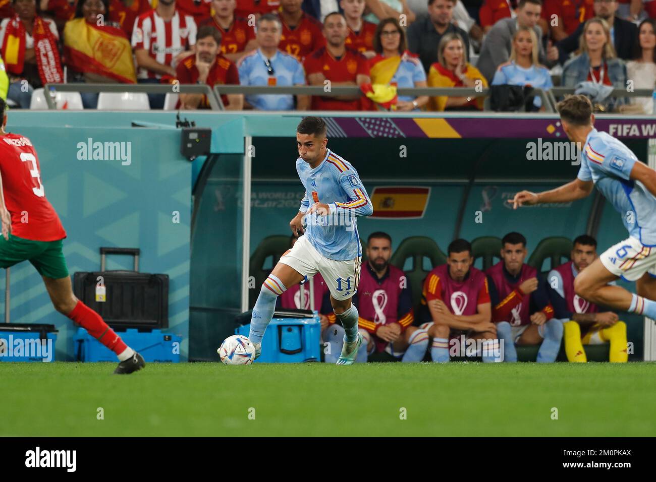 Doha, Qatar. 6th décembre 2022. Ferran Torres (ESP) football : coupe du ...
