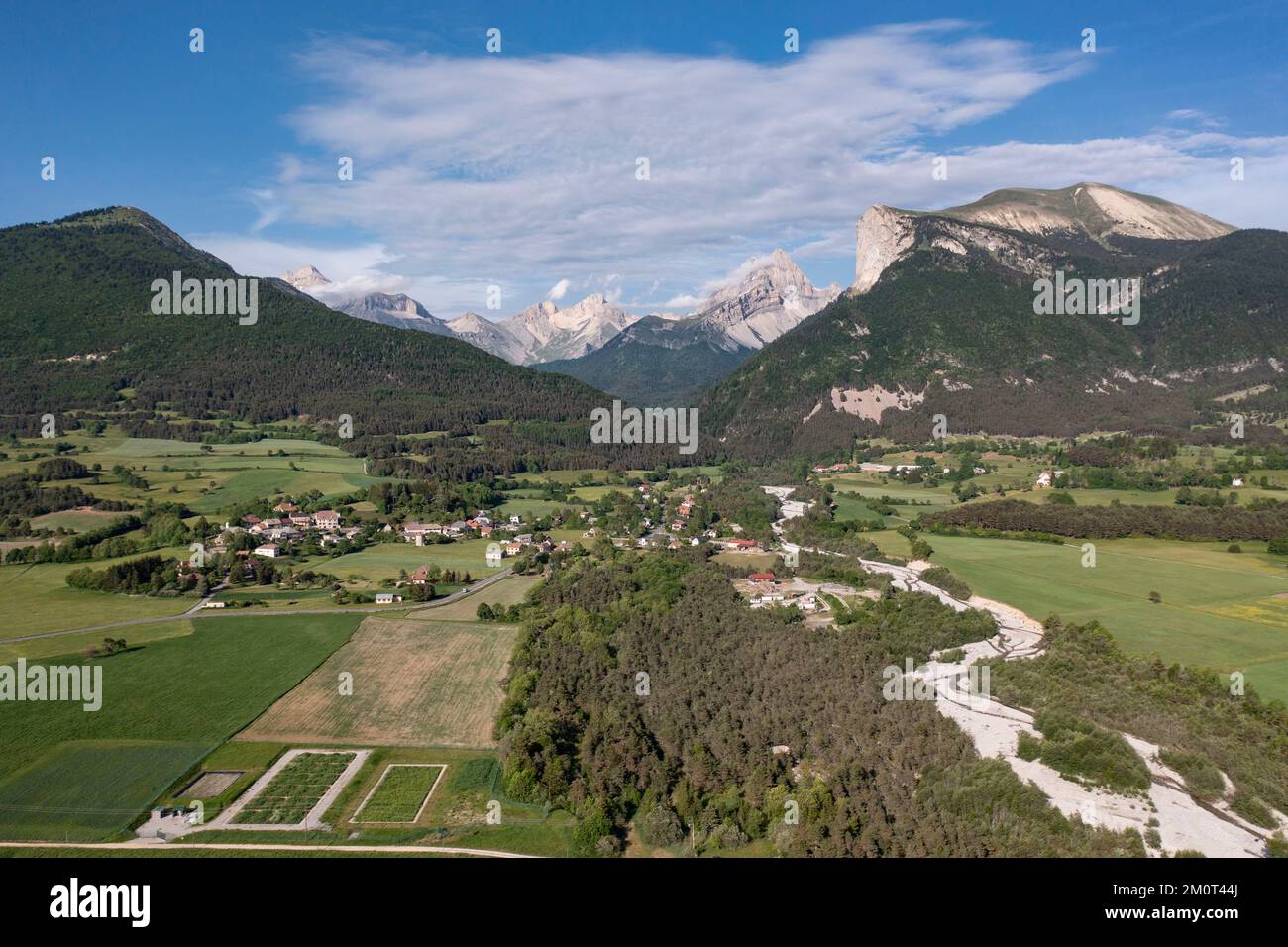 France, Drôme, lus la Croix haute, massif du D?voluy, rivière Bueche ...