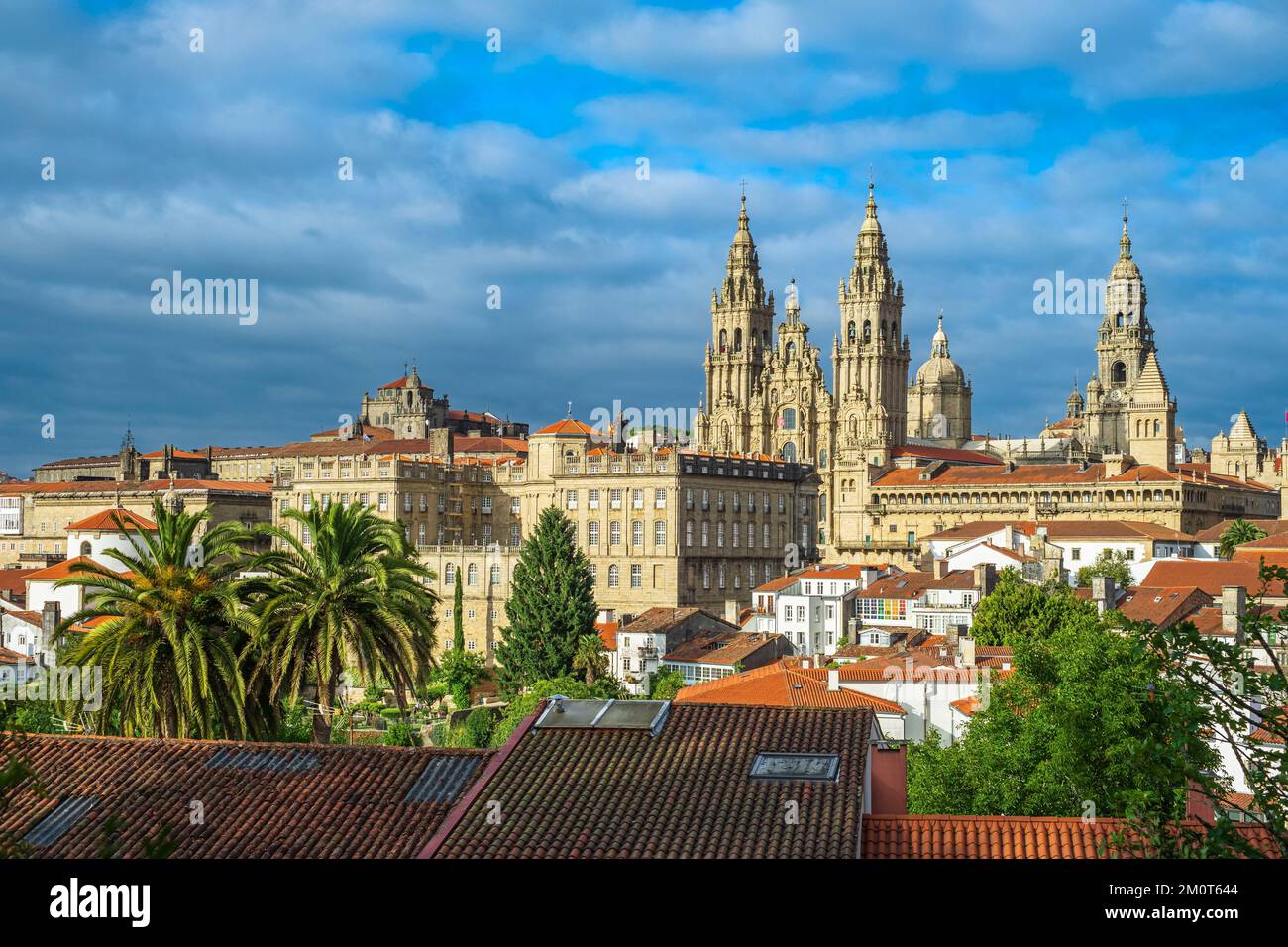 Espagne, Galice, Saint-Jacques-de-Compostelle, la vieille ville ...