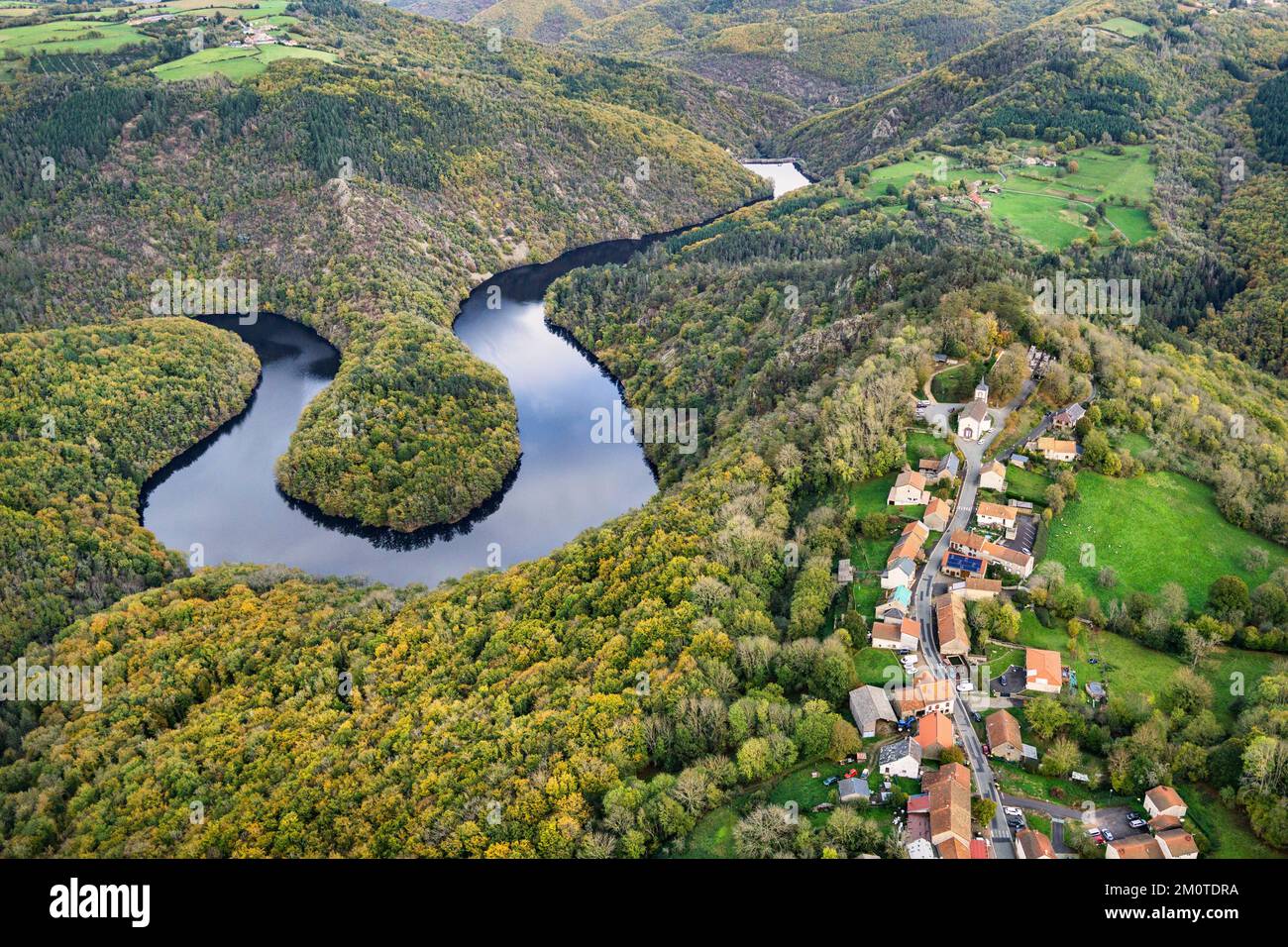 Méandre de queuille Banque de photographies et d’images à haute ...