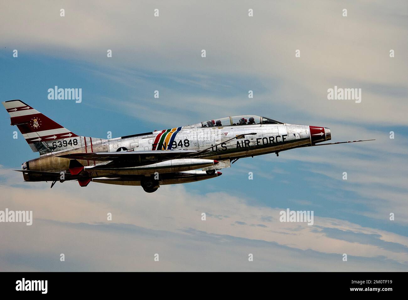 Super sabre jet aircraft Banque de photographies et d’images à haute ...