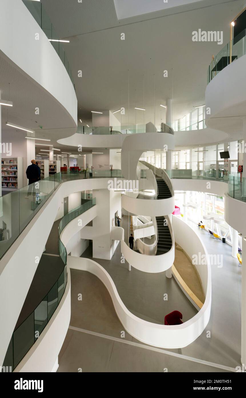 France, Bas Rhin, Strasbourg, quartier Esplanade, campus Esplanade ...