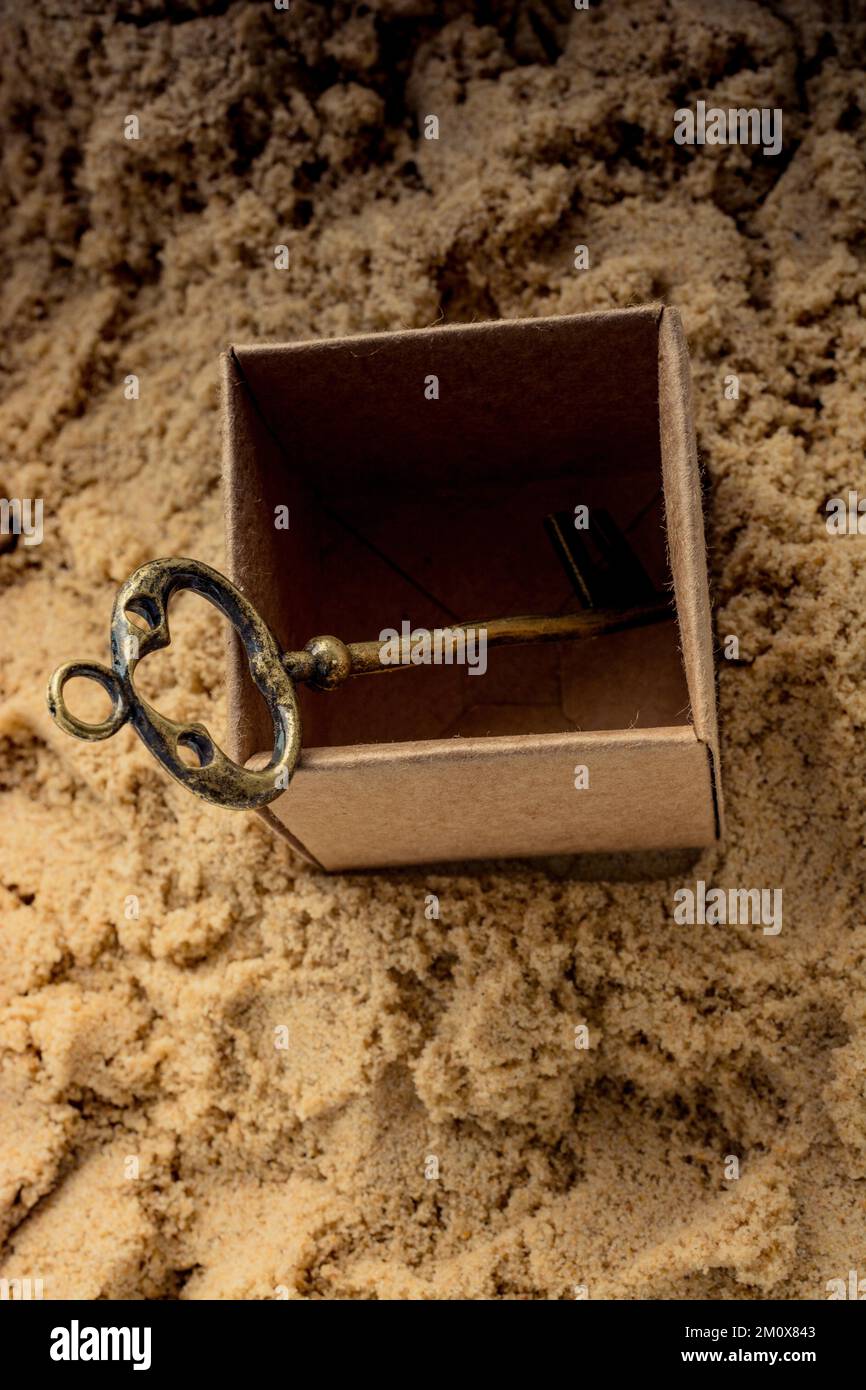 Boite avec du sable Banque de photographies et d’images à haute ...