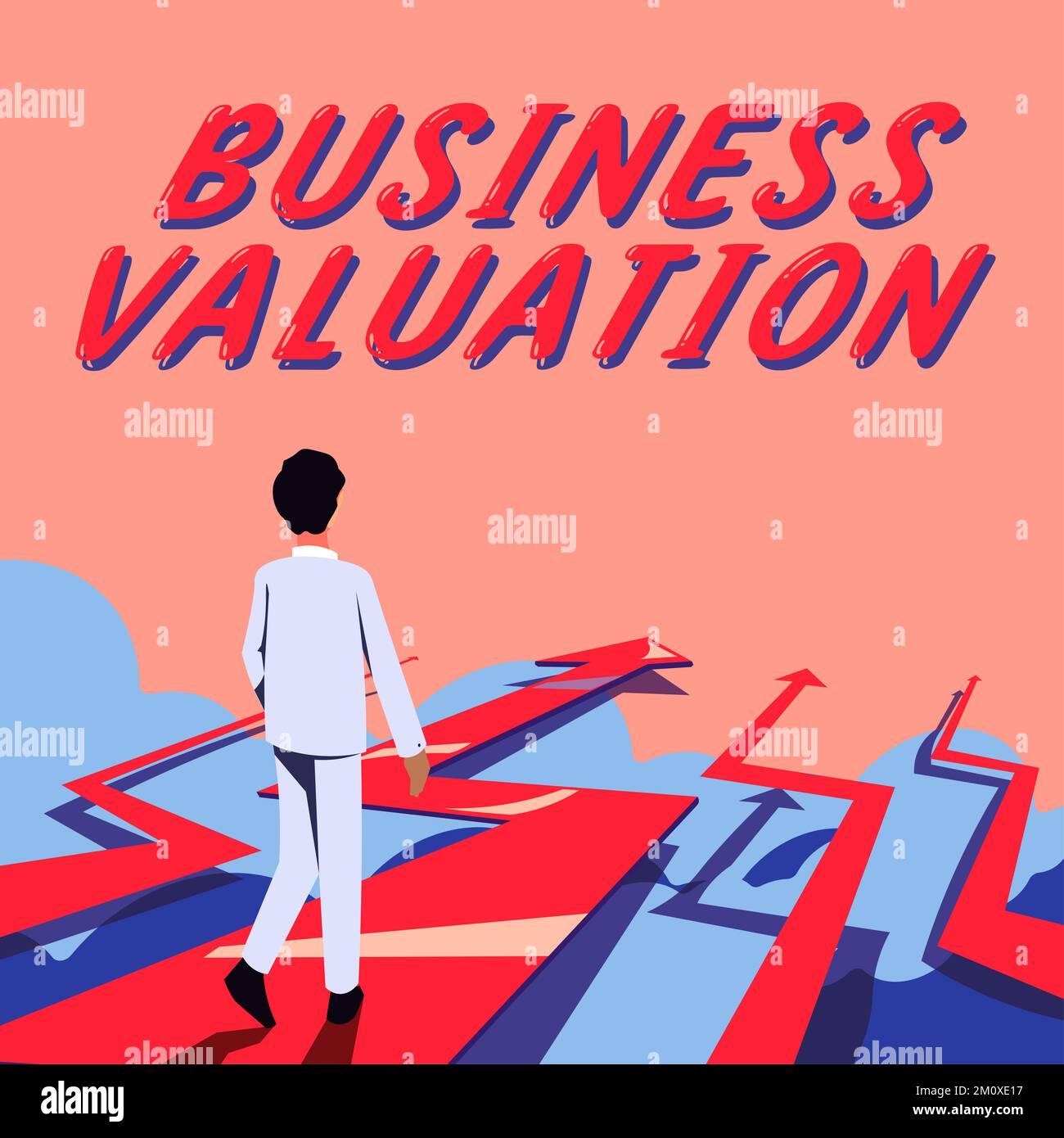 Affichage conceptuel évaluation de l'entreprise, concept qui signifie ...