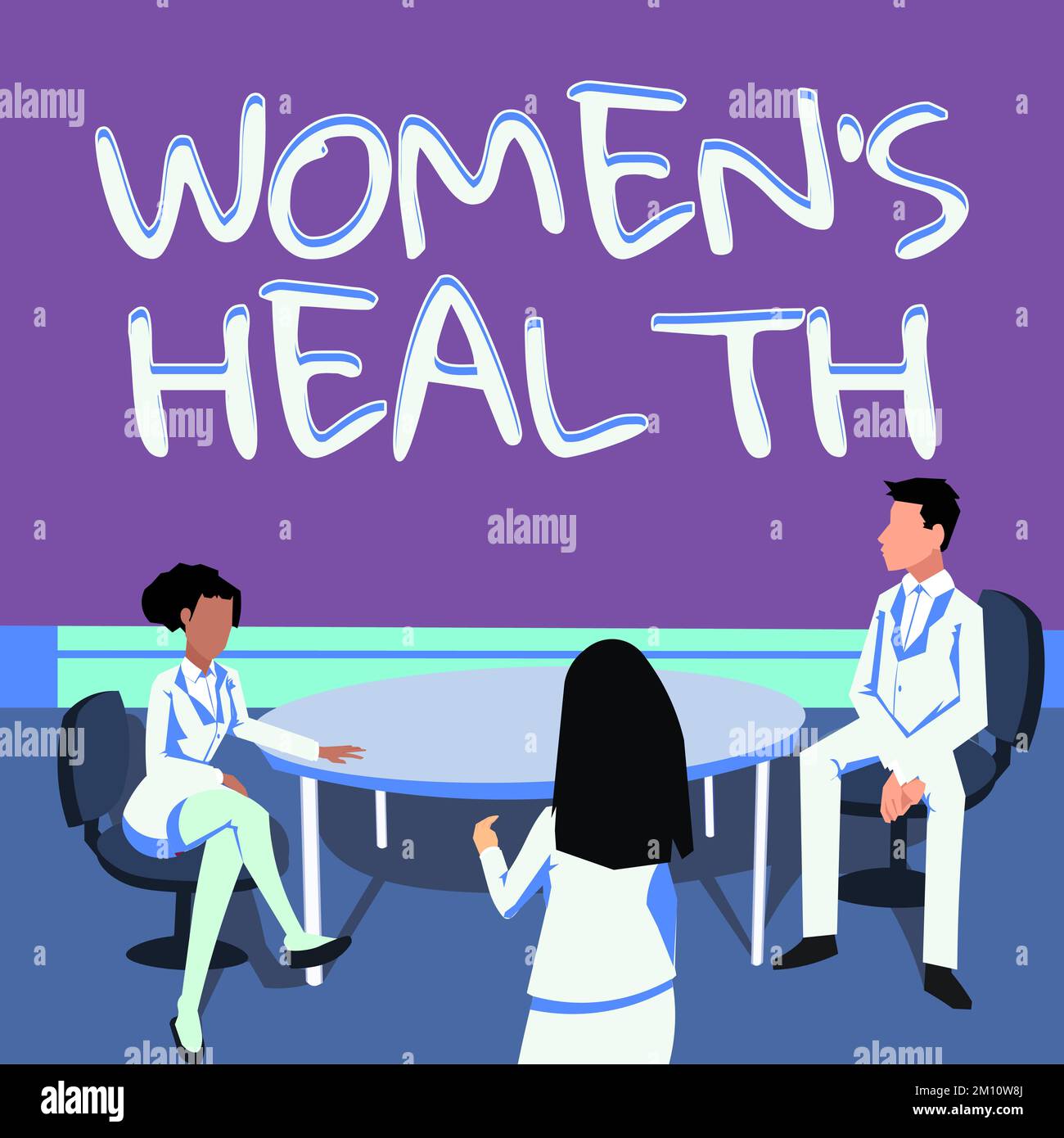 Écriture affichage de texte femmes S Santé. Mot écrit sur les femmes ...