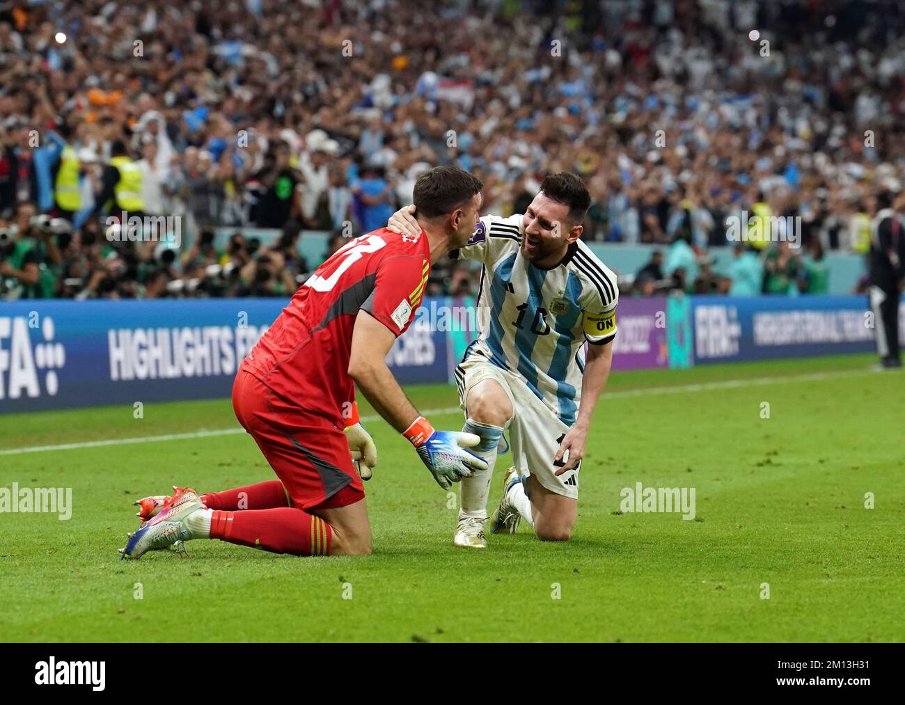 Lionel Messi, en Argentine, célèbre la victoire de son côté dans le tir ...