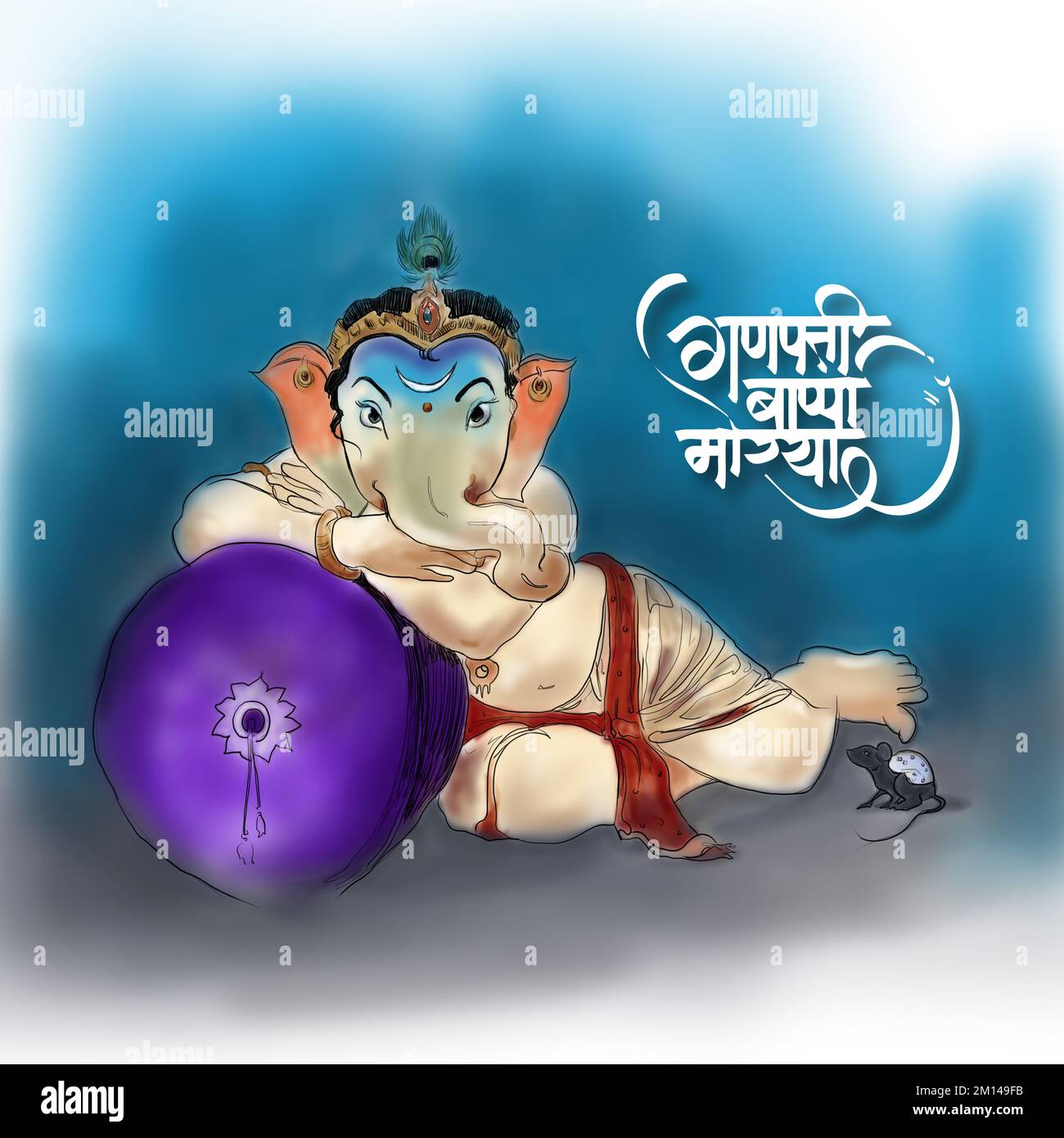 Lord ganesh painting Banque de photographies et d’images à haute ...