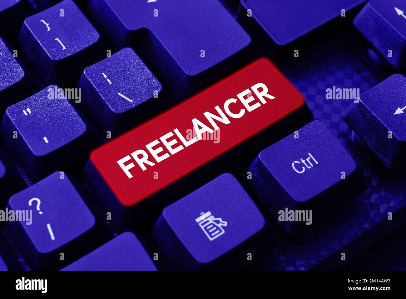 Freelancer texte écriture manuscrite. Business présenter une personne ...