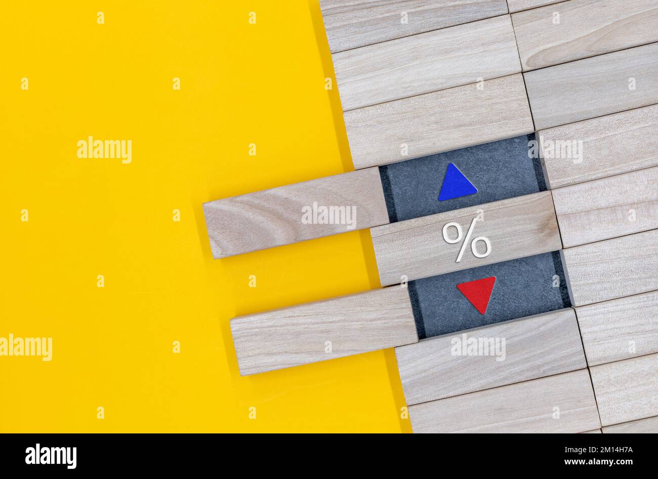 Pourcentage de l'icône REPRÉSENTANT une flèche VERS LE HAUT ou vers le ...