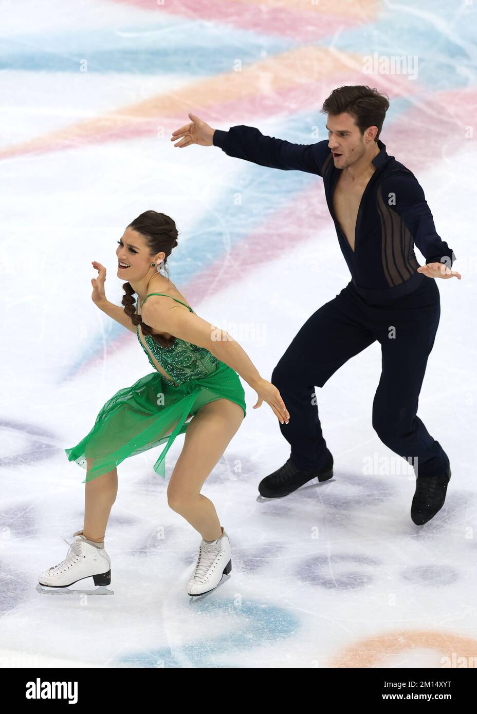 Turin, Italie, le 9th décembre 2022. Laurence Fournier Beaudry et ...