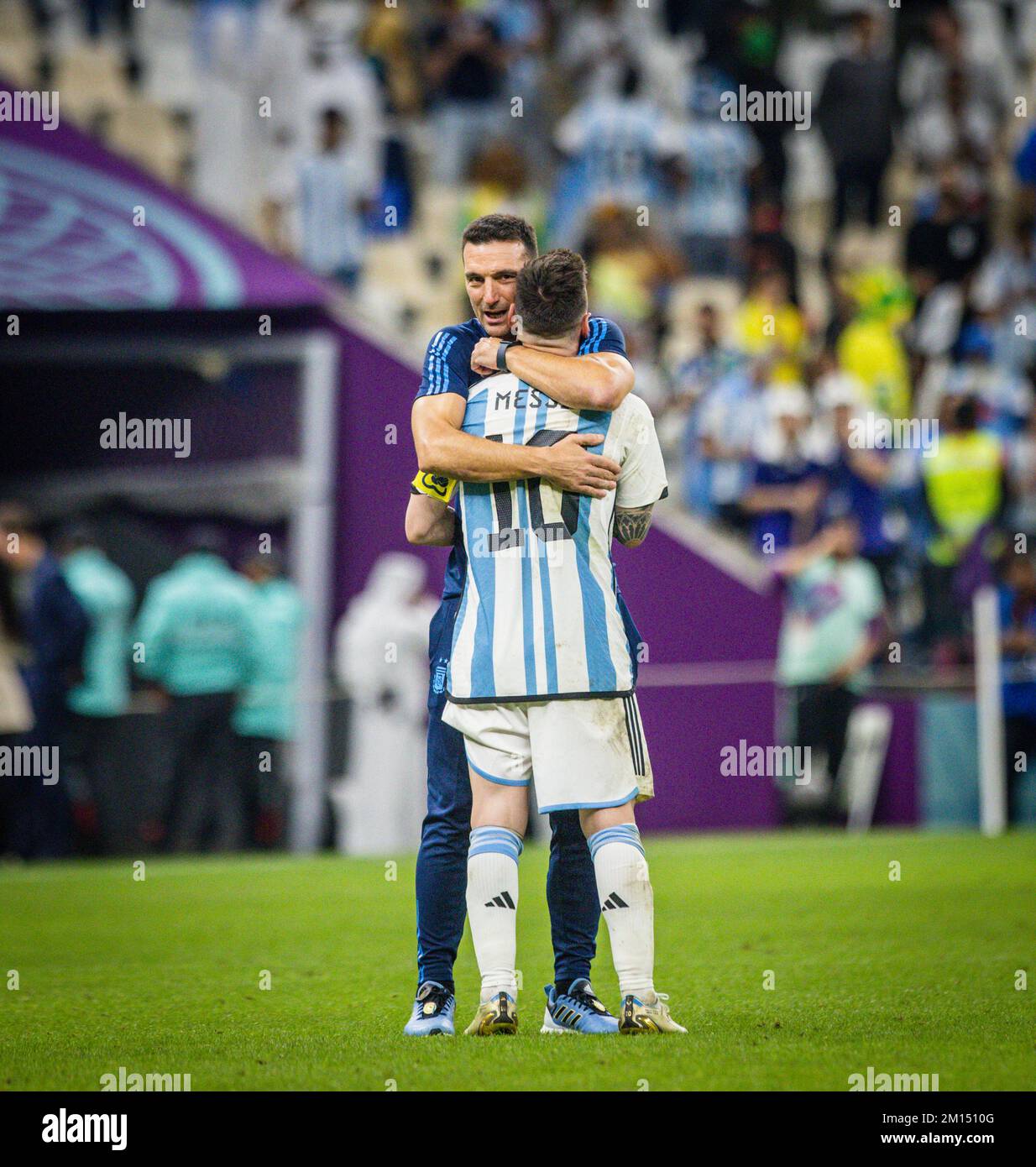 Doha, Qatar. 9th décembre 2022. L'entraîneur Lionel Scaloni (Arg ...