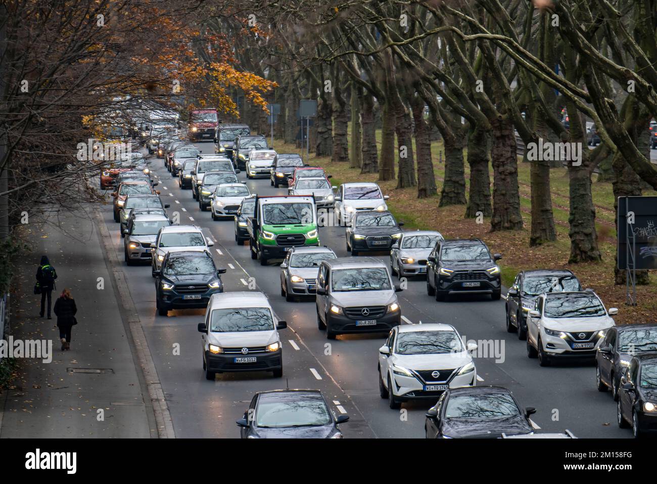 Circulation urbaine, 3 voies Westfendamm, B1 route fédérale ...