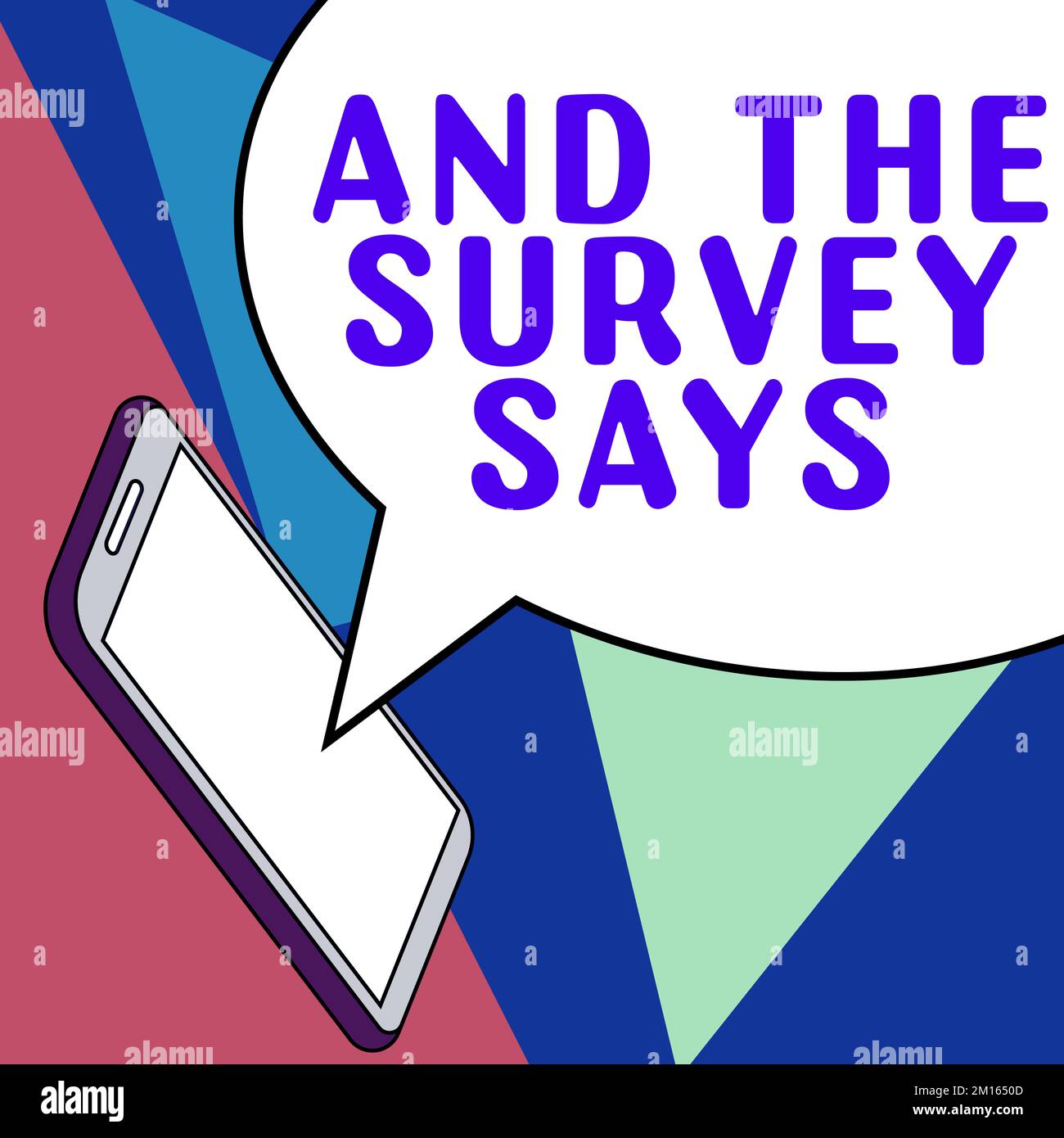 Une affiche écrite à la main et le sondage indique. Présentation ...