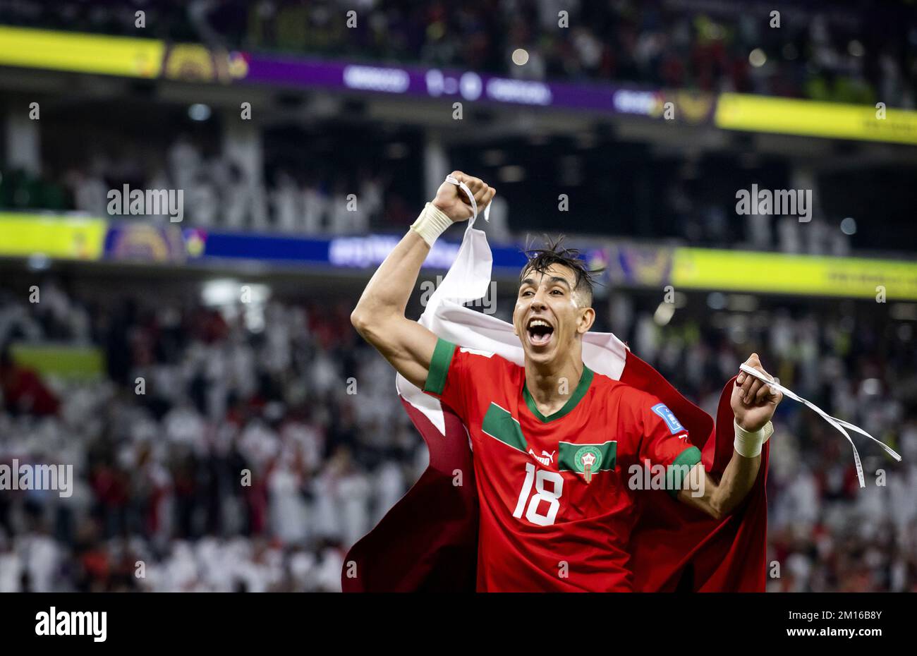 DOHA - Jawad El Yamiq du Maroc après la coupe du monde de la FIFA ...
