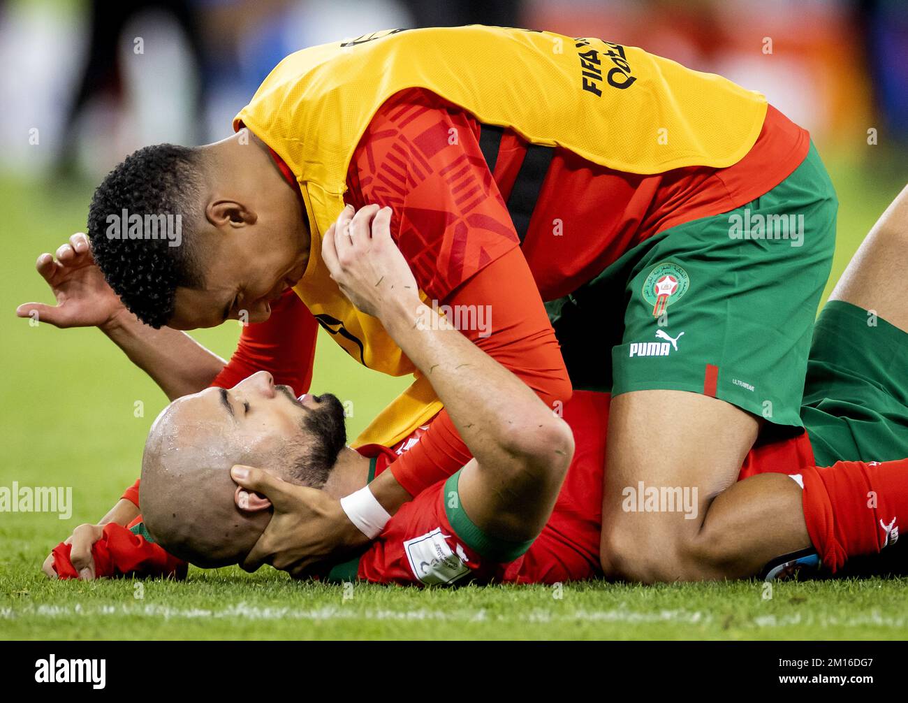 DOHA - Sofyan Amrabal du Maroc après la coupe du monde de la FIFA Qatar ...
