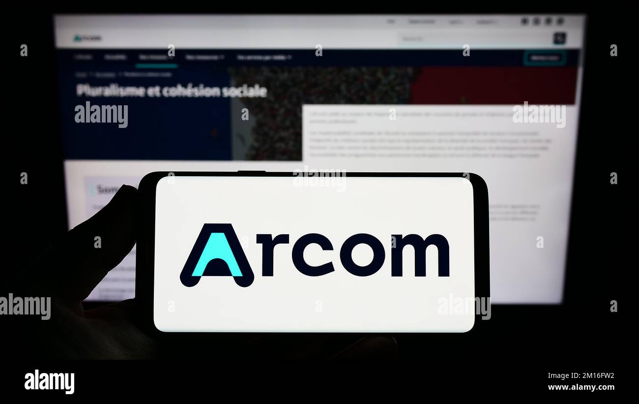 Logo arcom Banque de photographies et d’images à haute résolution - Alamy