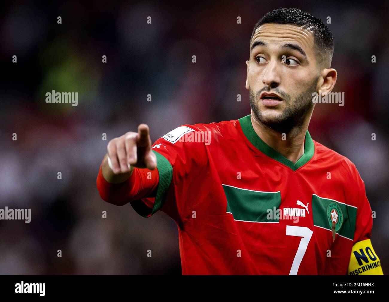 DOHA - Hakim Ziyech du Maroc lors de la coupe du monde de la FIFA Qatar ...