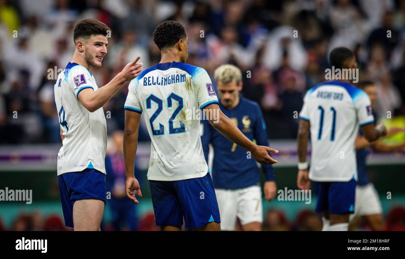 Doha, Qatar. 10th décembre 2022. Declan Rice (Angleterre), Jude ...