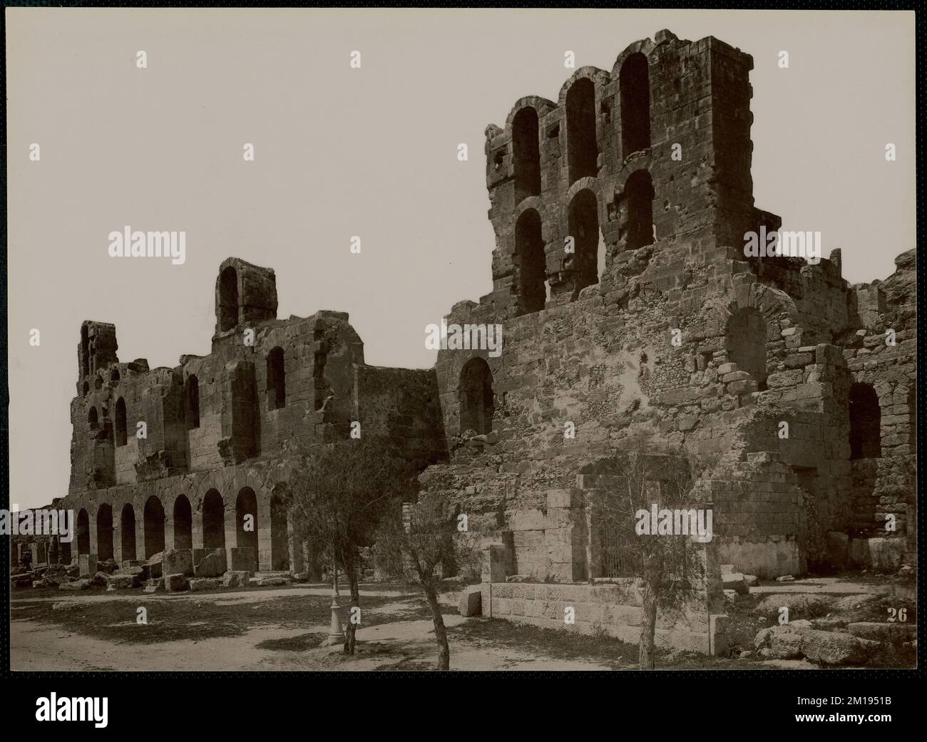 Théâtre d'Herode Atticus, vue supérieure , sites archéologiques ...