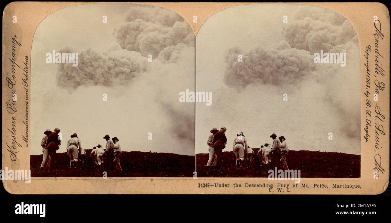 Mount pelee 1902 eruption Banque de photographies et d’images à haute ...