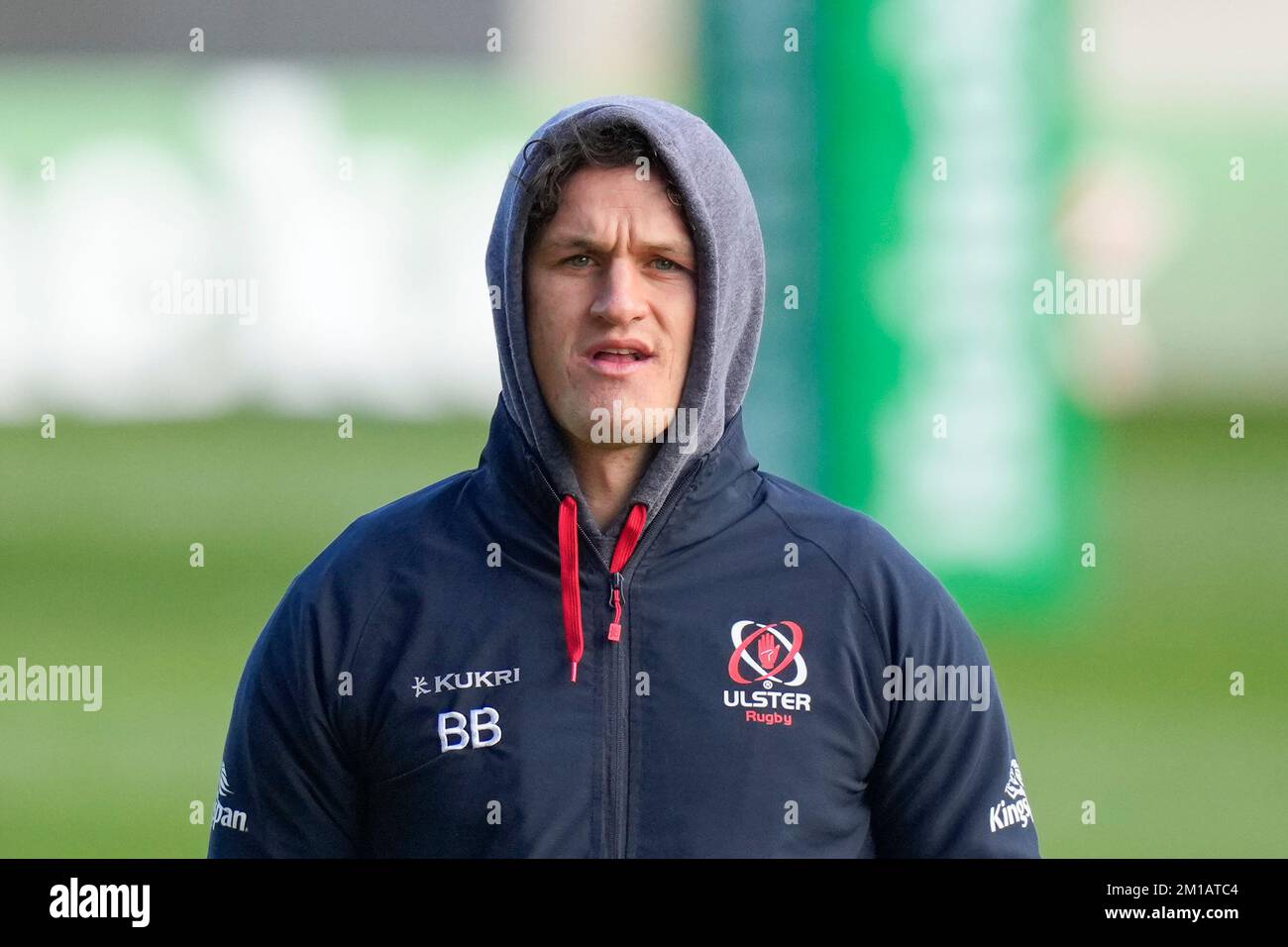 Billy Burns #10 de Ulster Rugby avant le match de la coupe des ...