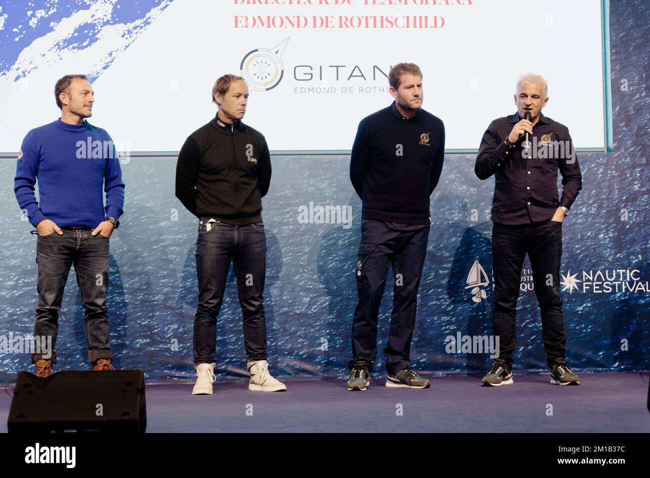 Paris, France. 10th décembre 2022. Cyril Dardashti présente la future ...