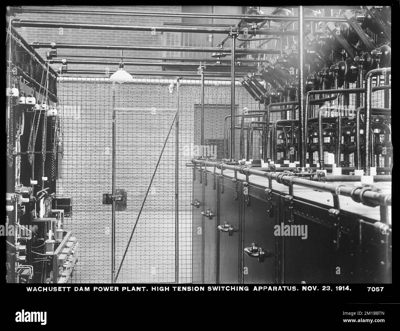 Wachusett Department, Wachusett Dam Hydroelectric Power Plant, appareil ...