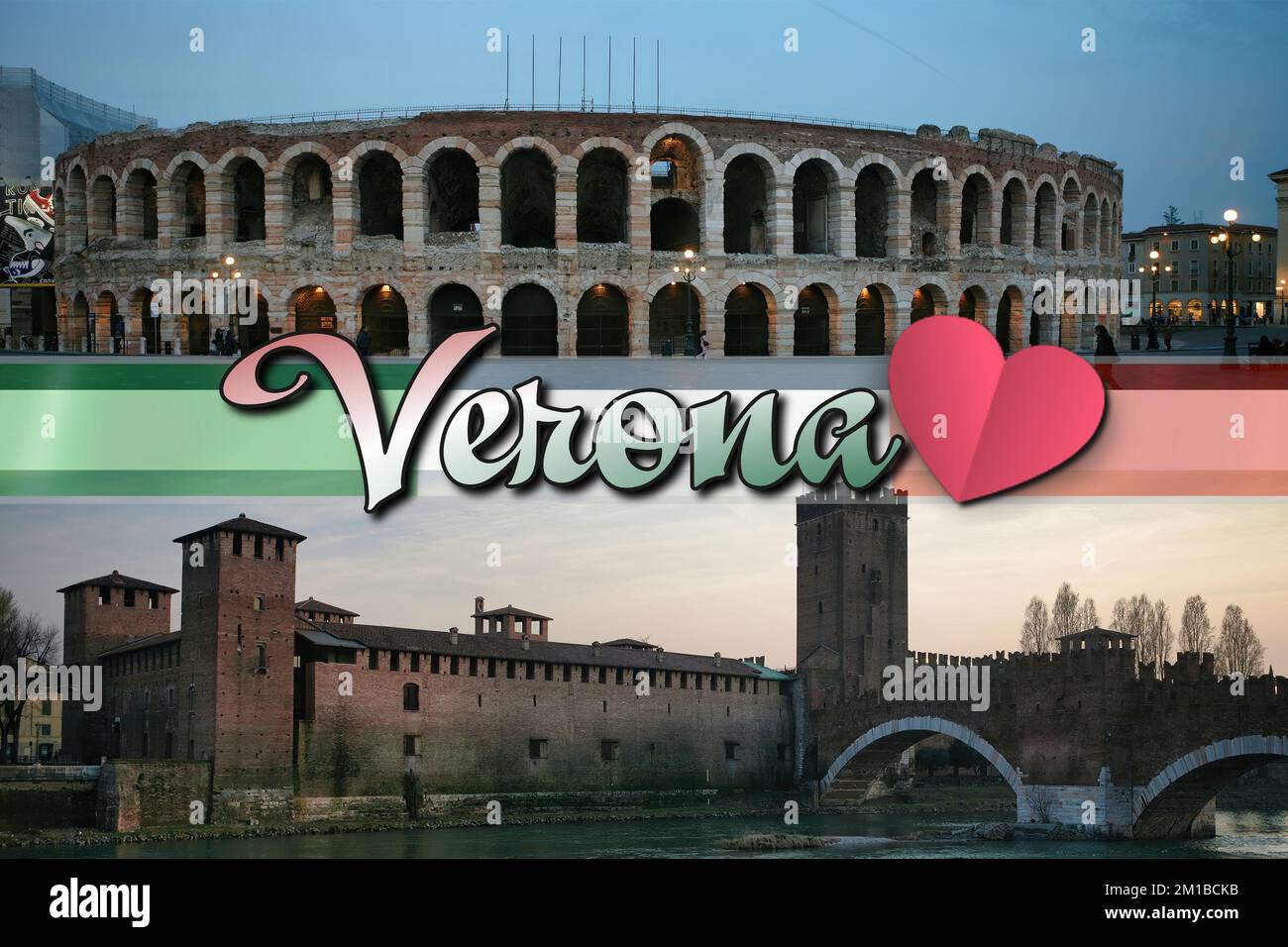 Vérone (Italie), demeure de Roméo et Juliette, est l'une des plus ...