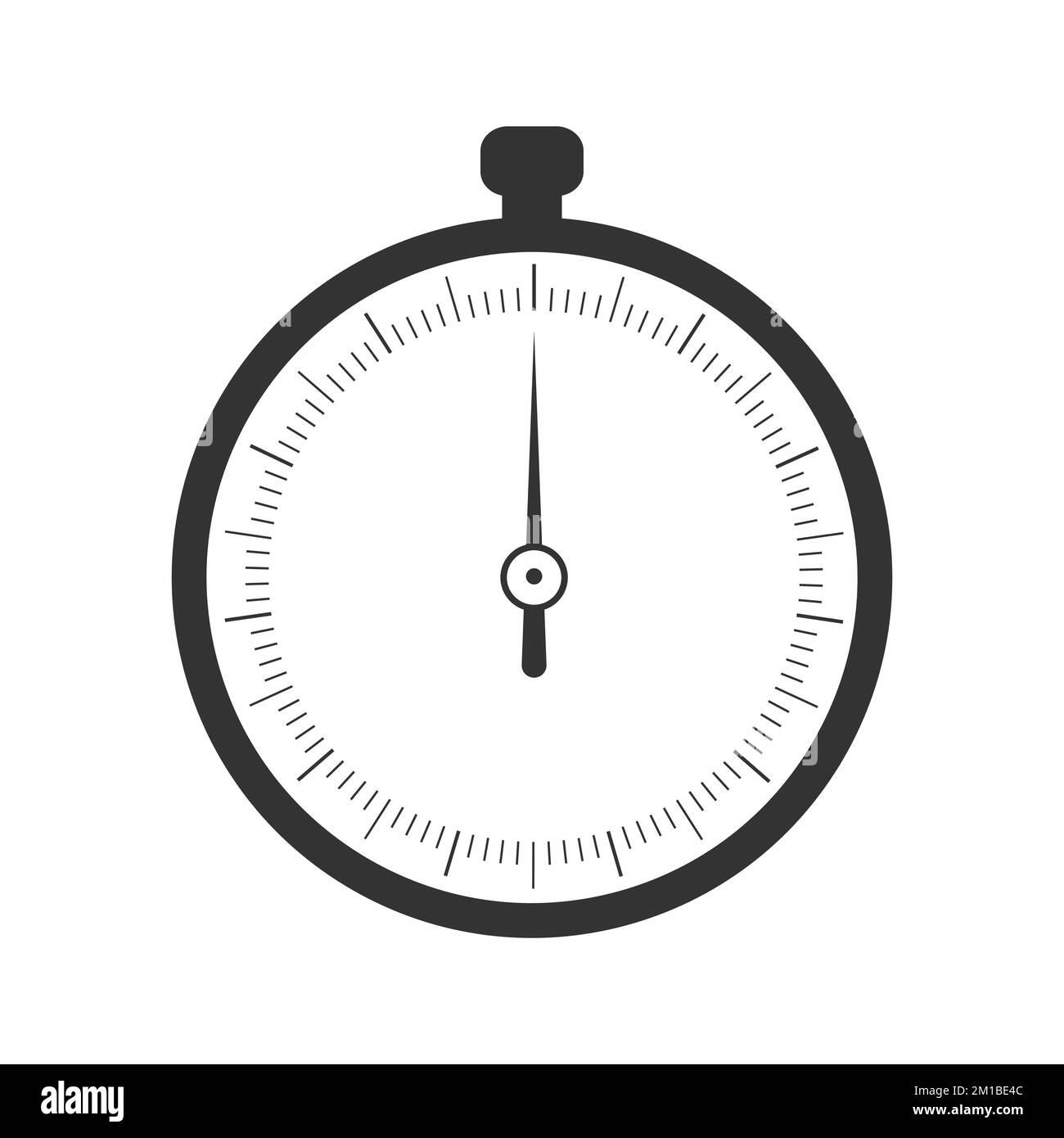 Chronomètre avec échelle de mesure ronde et flèche. Modèle de baromètre ...