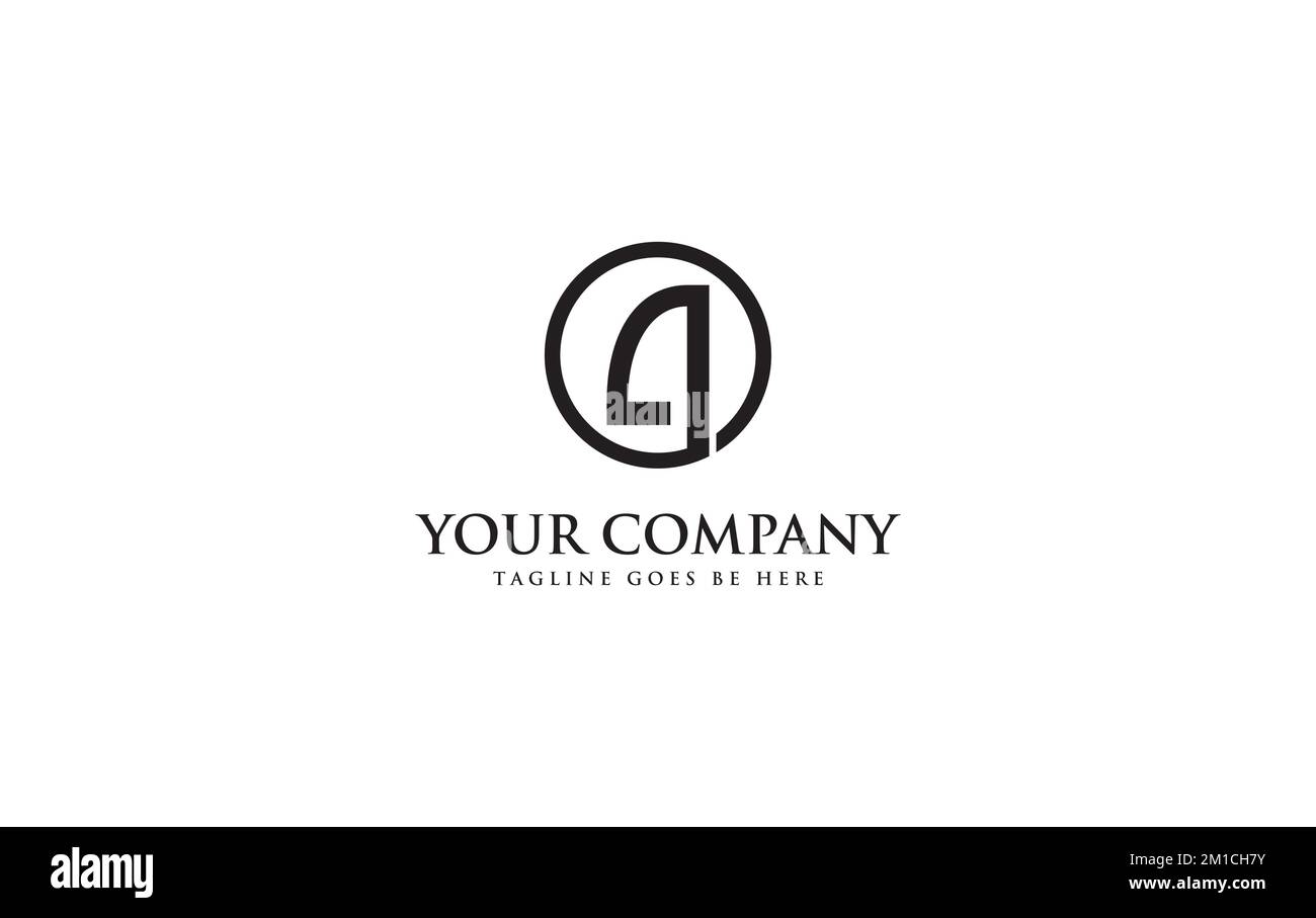 Entourez l'icône du logo de la marque et simple élégant symbole plat ...