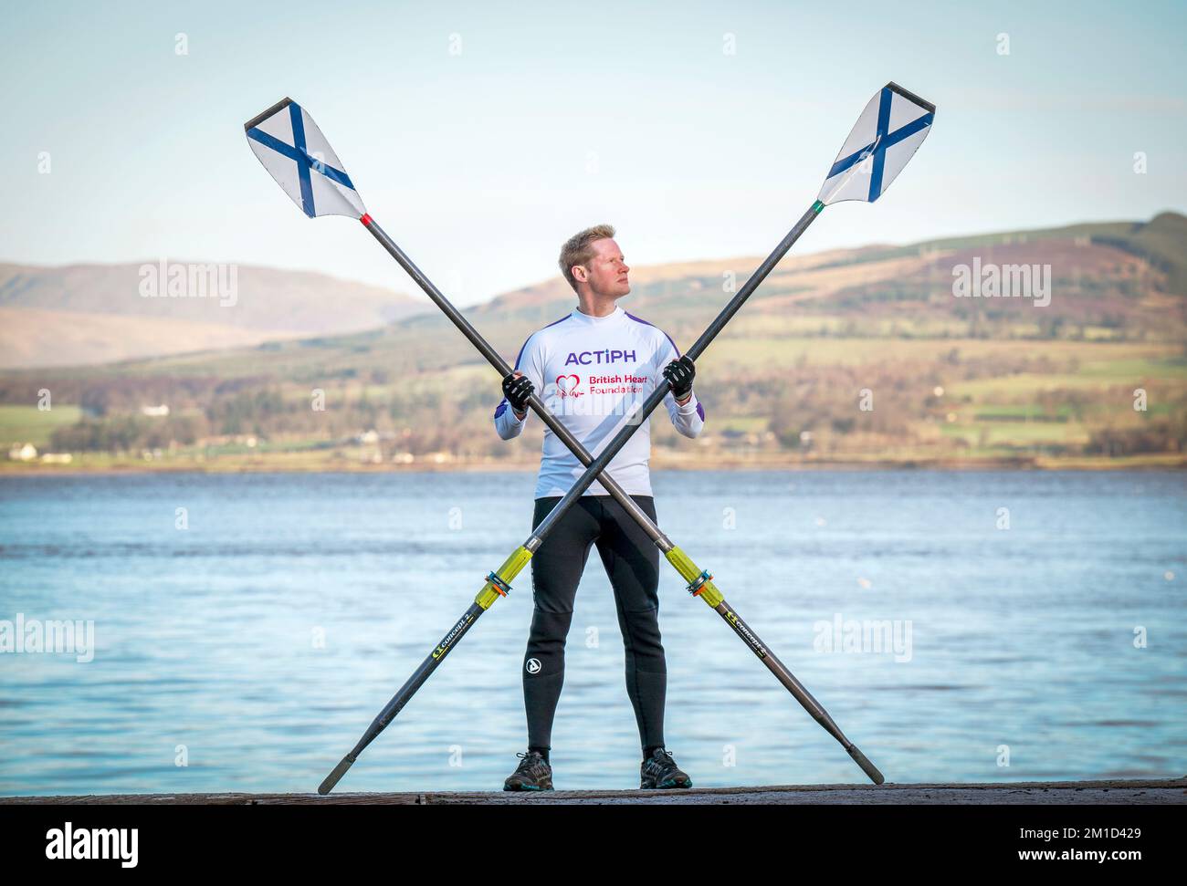 L'aventurier écossais Jamie Douglas-Hamilton à Port Glasgow, en ...