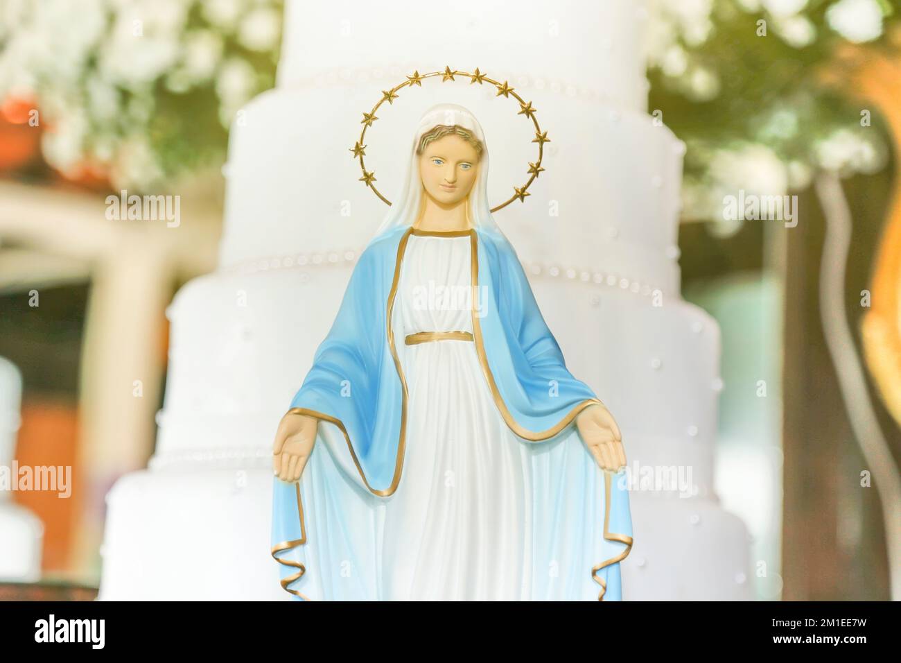 Statue de l'image de notre Dame de grâce, Vierge Marie - Nossa Senhora ...