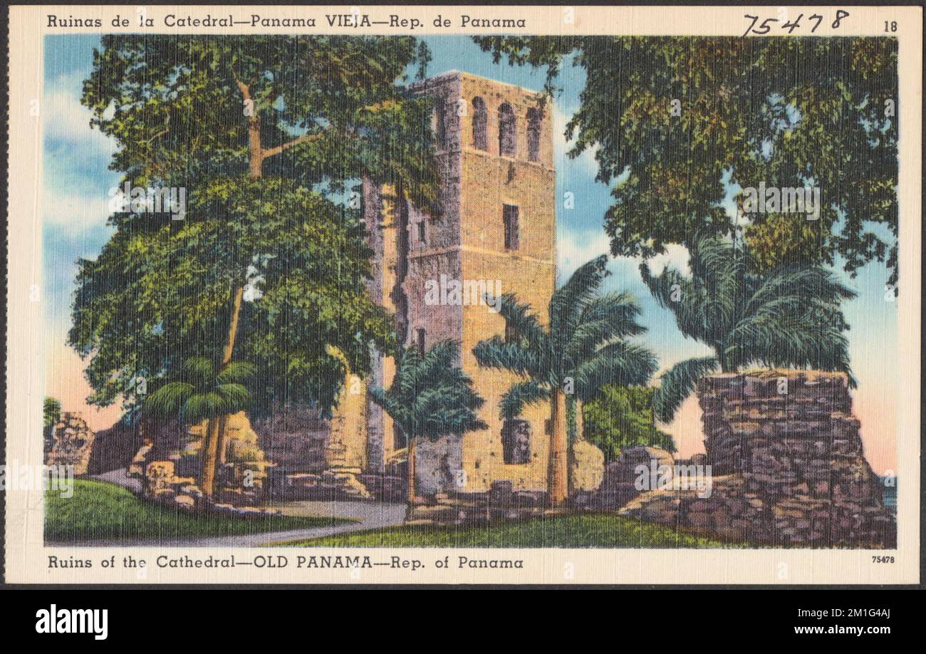 Ruinas de la Catedral - Panama Vieja - Rép. De Panama - ruines de la ...