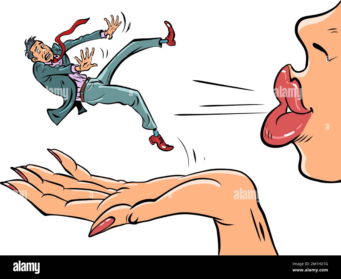 Une femme dit Au revoir à un homme. Séparation et divorce. La femme ... Une femme dit Au revoir à un homme. Séparation et divorce. La femme ...