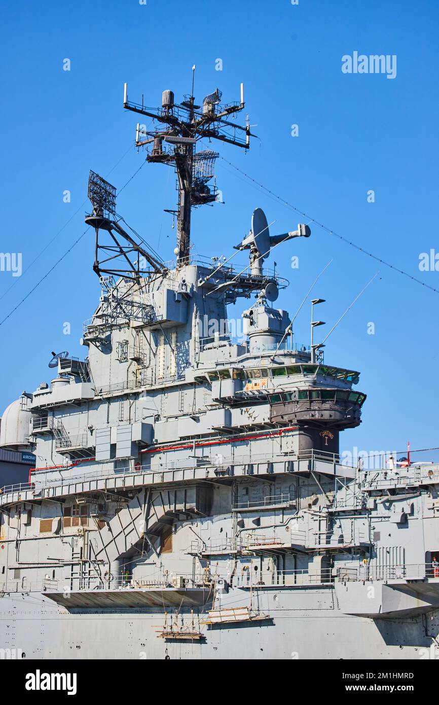 Intrepid aircraft carrier Banque de photographies et d’images à haute ...