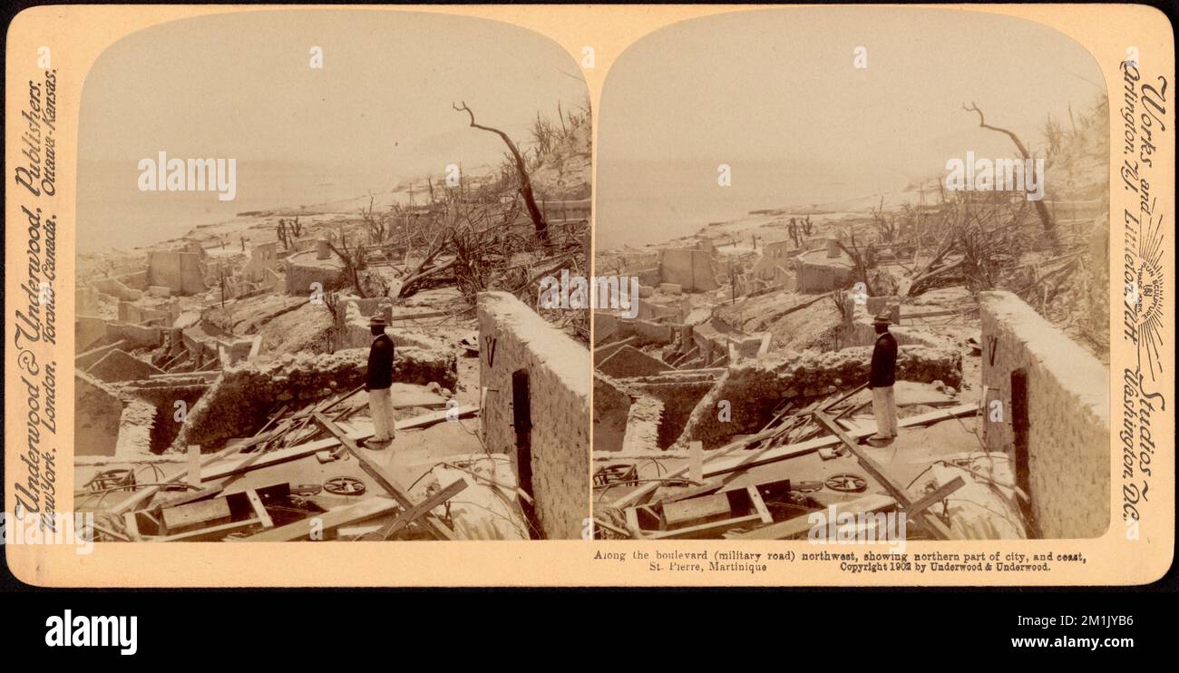 Mount pelee 1902 eruption Banque de photographies et d’images à haute ...