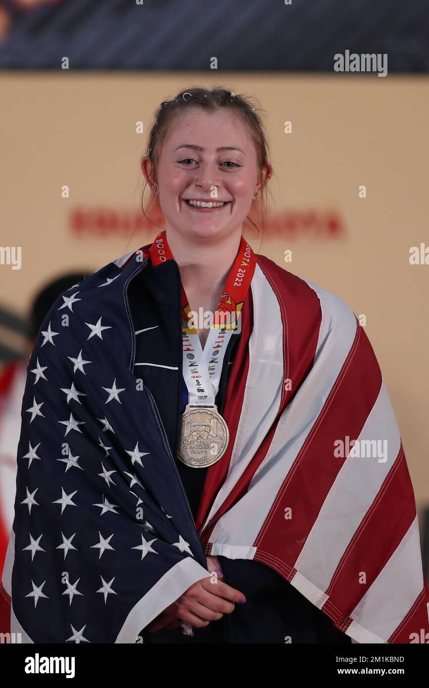 Bogota, Colombie. 12th décembre 2022. Olivia Lynn Reeves, des États ...