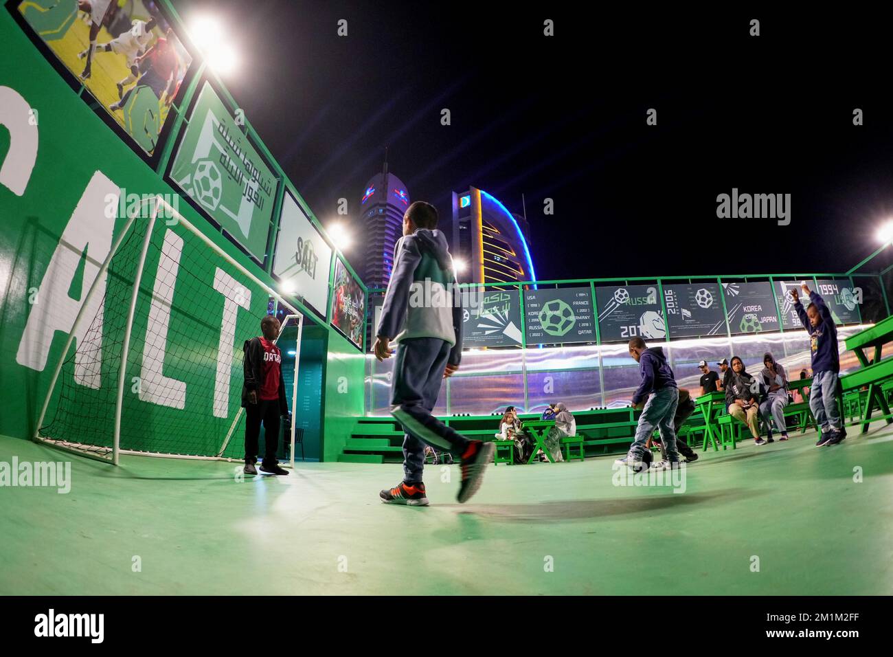 Football de rue lors de la coupe du monde de la FIFA, Qatar 2022 à ...