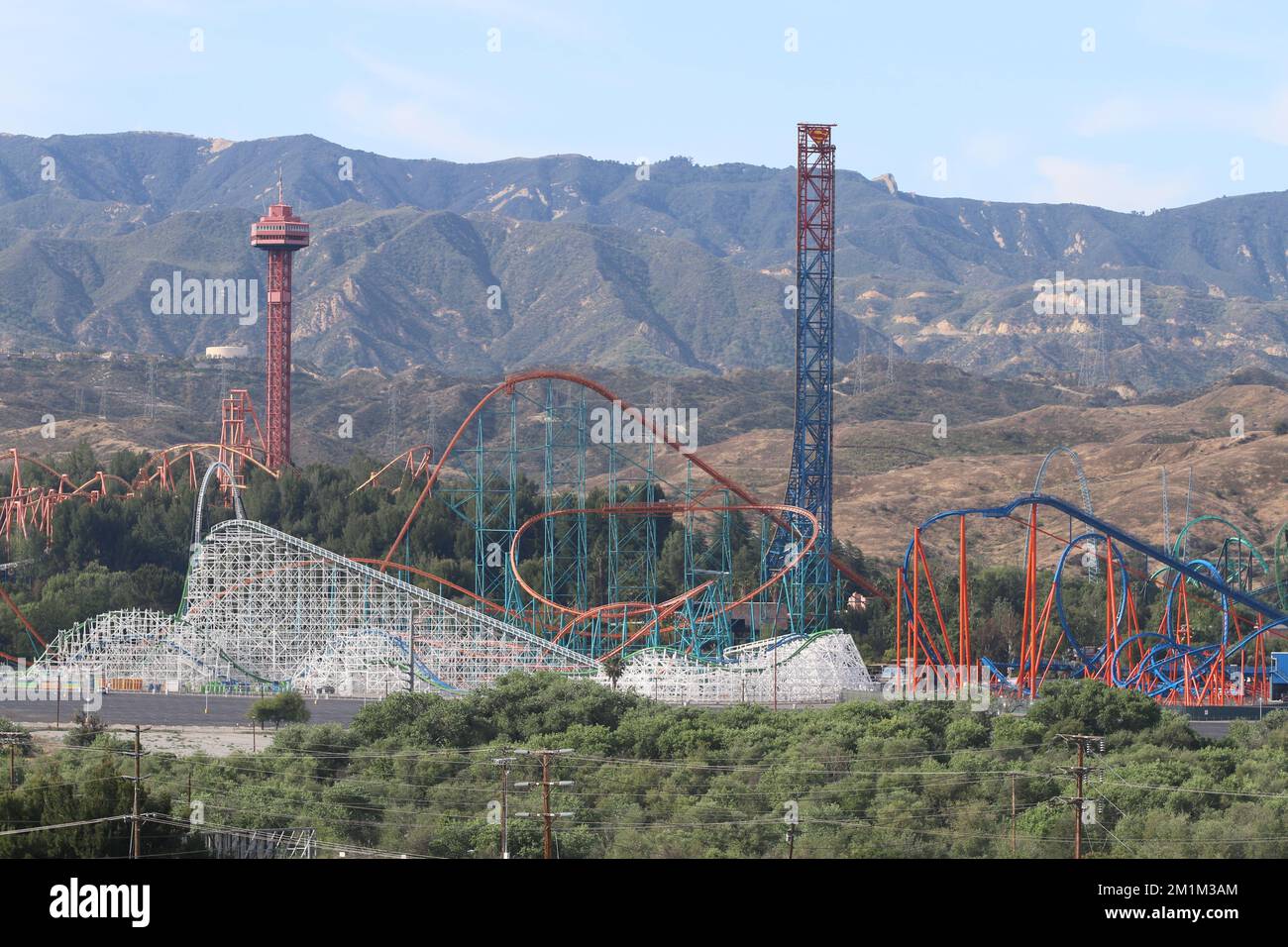 Six flags magic mountain Banque de photographies et d’images à haute ...