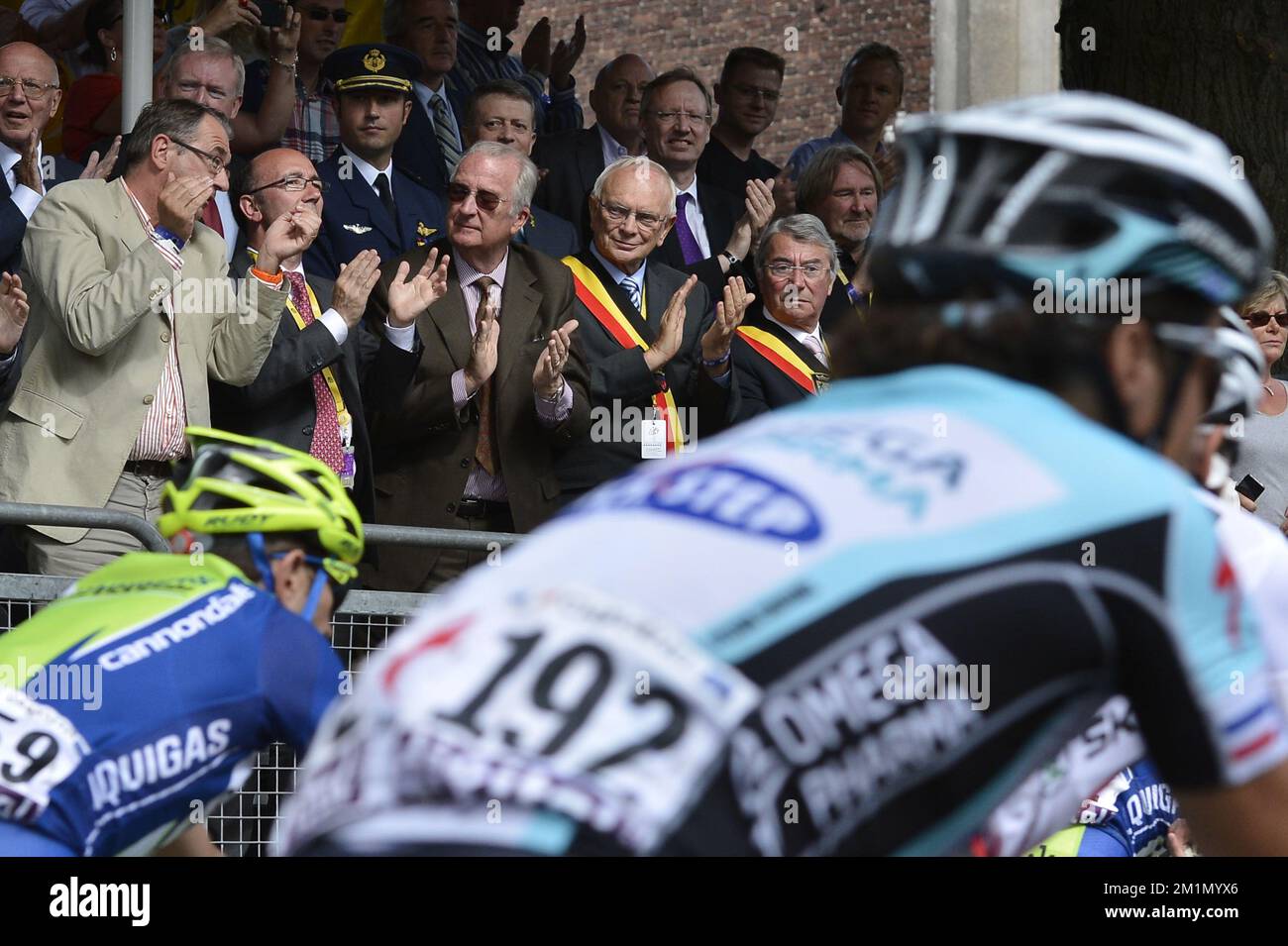 20120702 - LIEGE, BELGIQUE : (C L-R) Ministre wallon Président Rudy ...