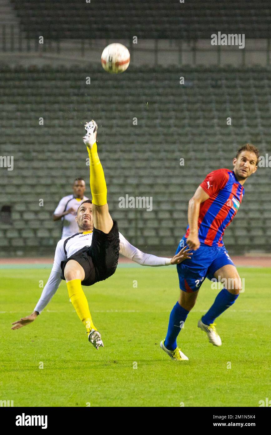 20120823 - BRUXELLES, BELGIQUE: Jeremy Taravel de Lokeren et Vaclav ...